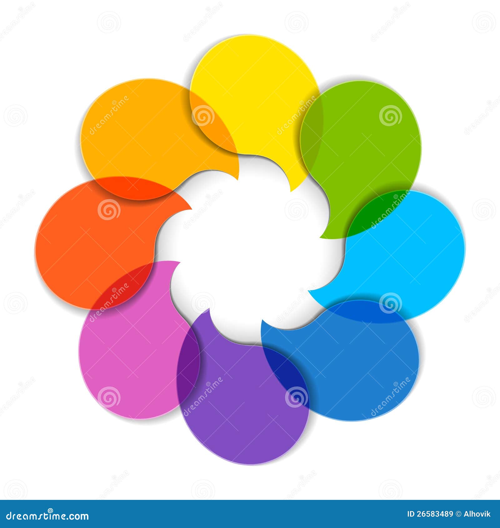 Circle diagram stock vector. Illustration of plan, business - 26583489