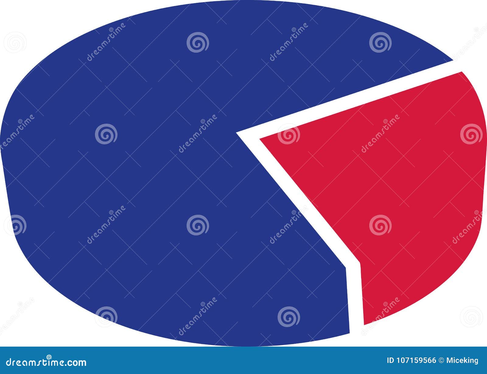 Circle diagram icon stock vector. Illustration of vector - 107159566