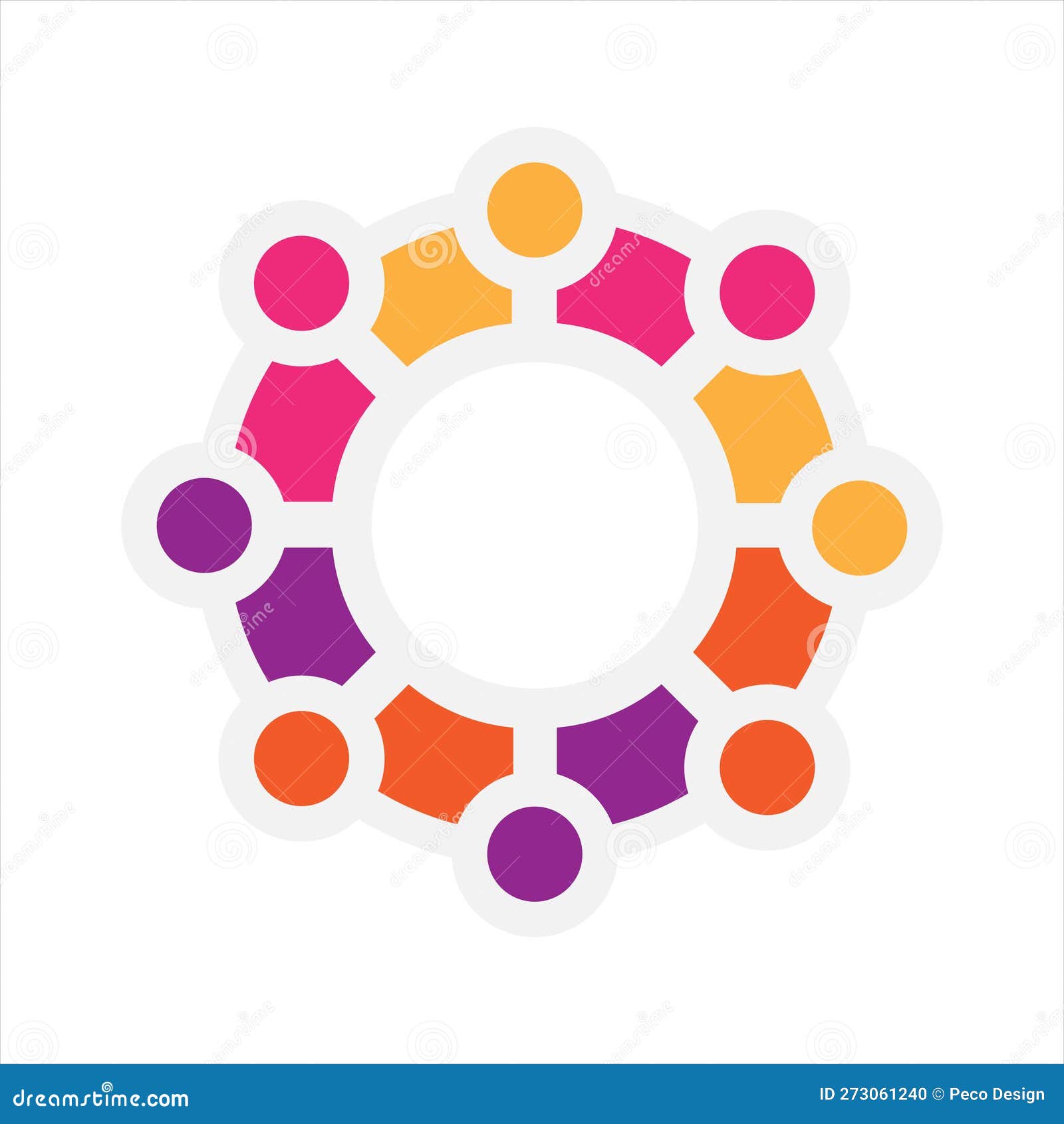 Infographic Circle Chart stock vector. Illustration of line - 273061240