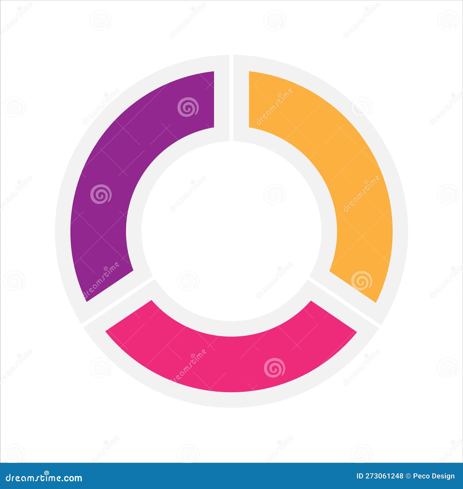 Infographic Circle Chart stock vector. Illustration of upload - 273061248