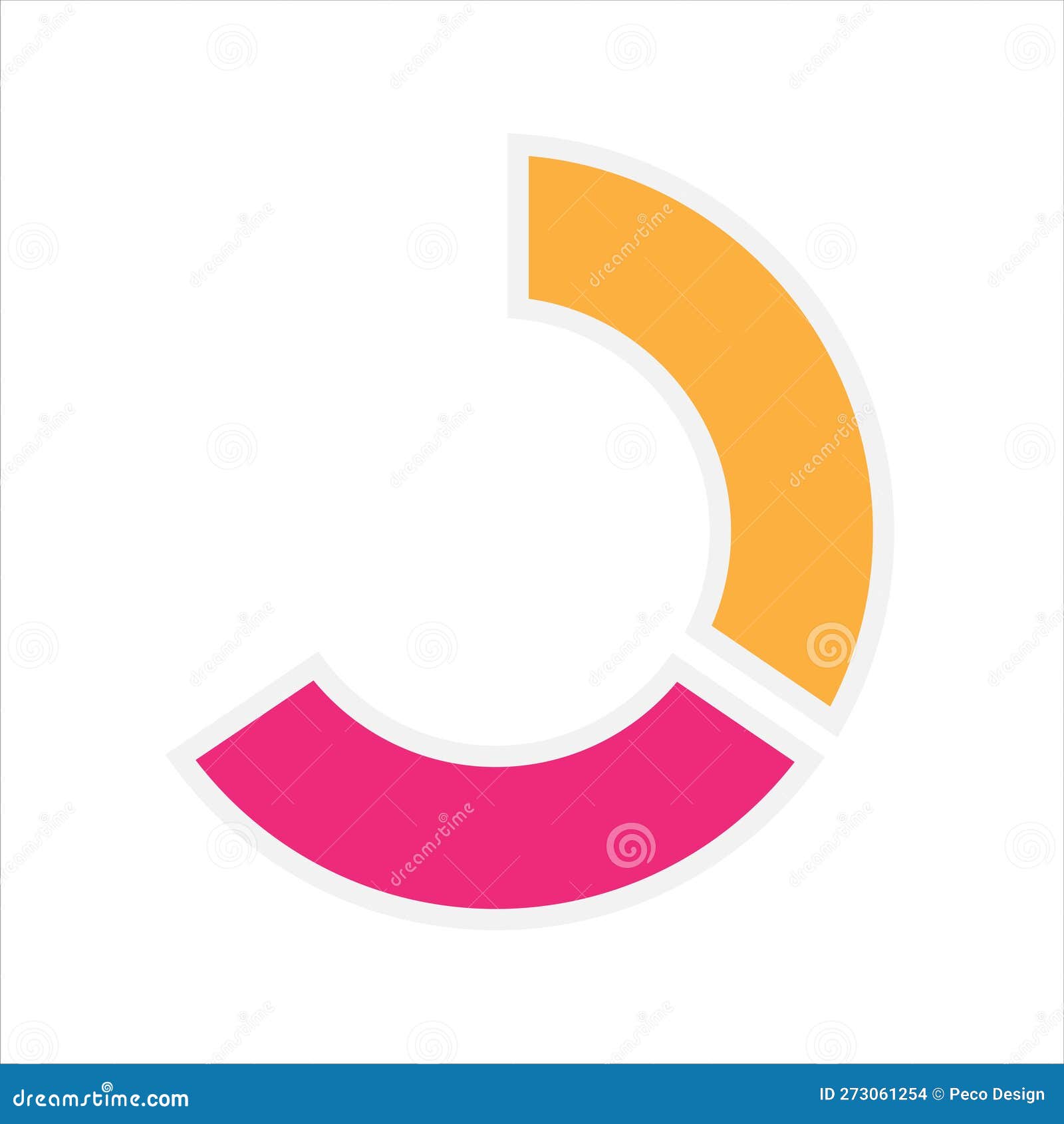 Infographic Circle Chart stock vector. Illustration of logo - 273061254