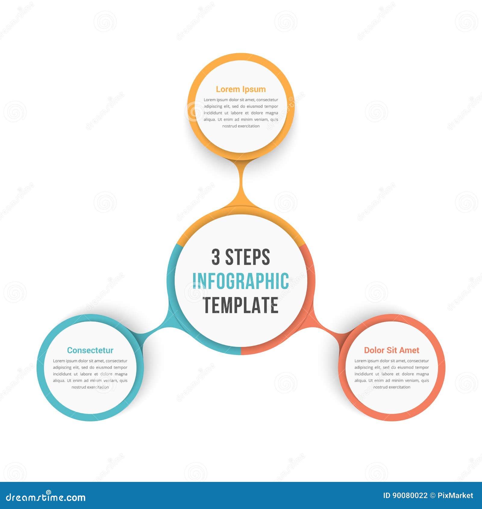 Three Steps Diagram Royalty-Free Cartoon | CartoonDealer.com #25859456