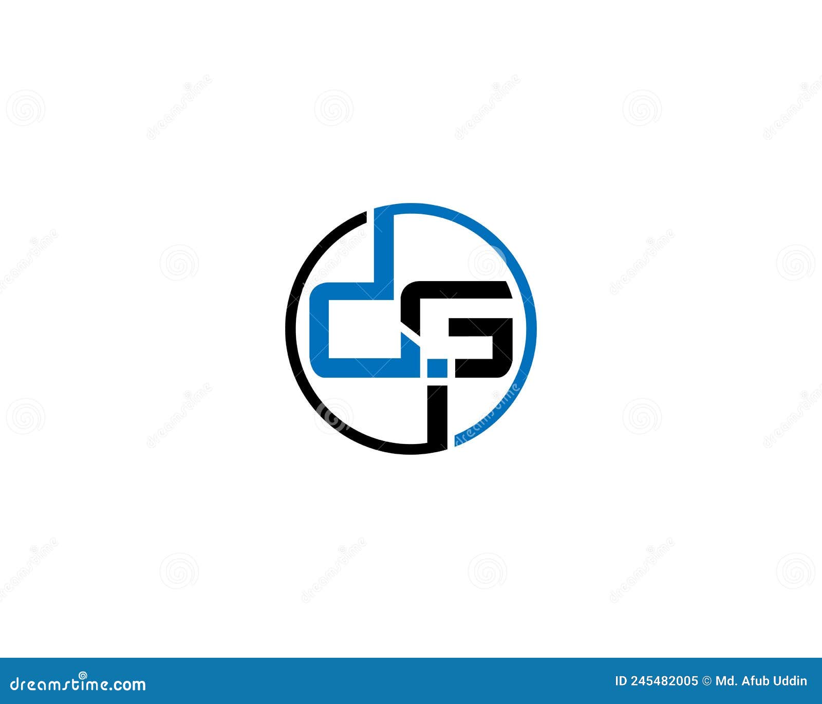 Circle DIG and IDG Logo Design Monogram Idea Stock Vector ...