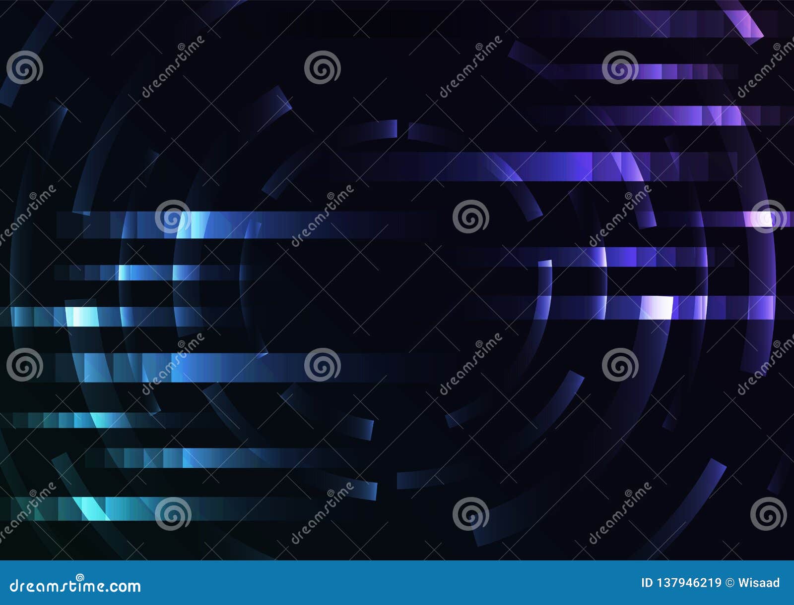 Circle Digital Abstract Layer Background Stock Vector - Illustration of ...