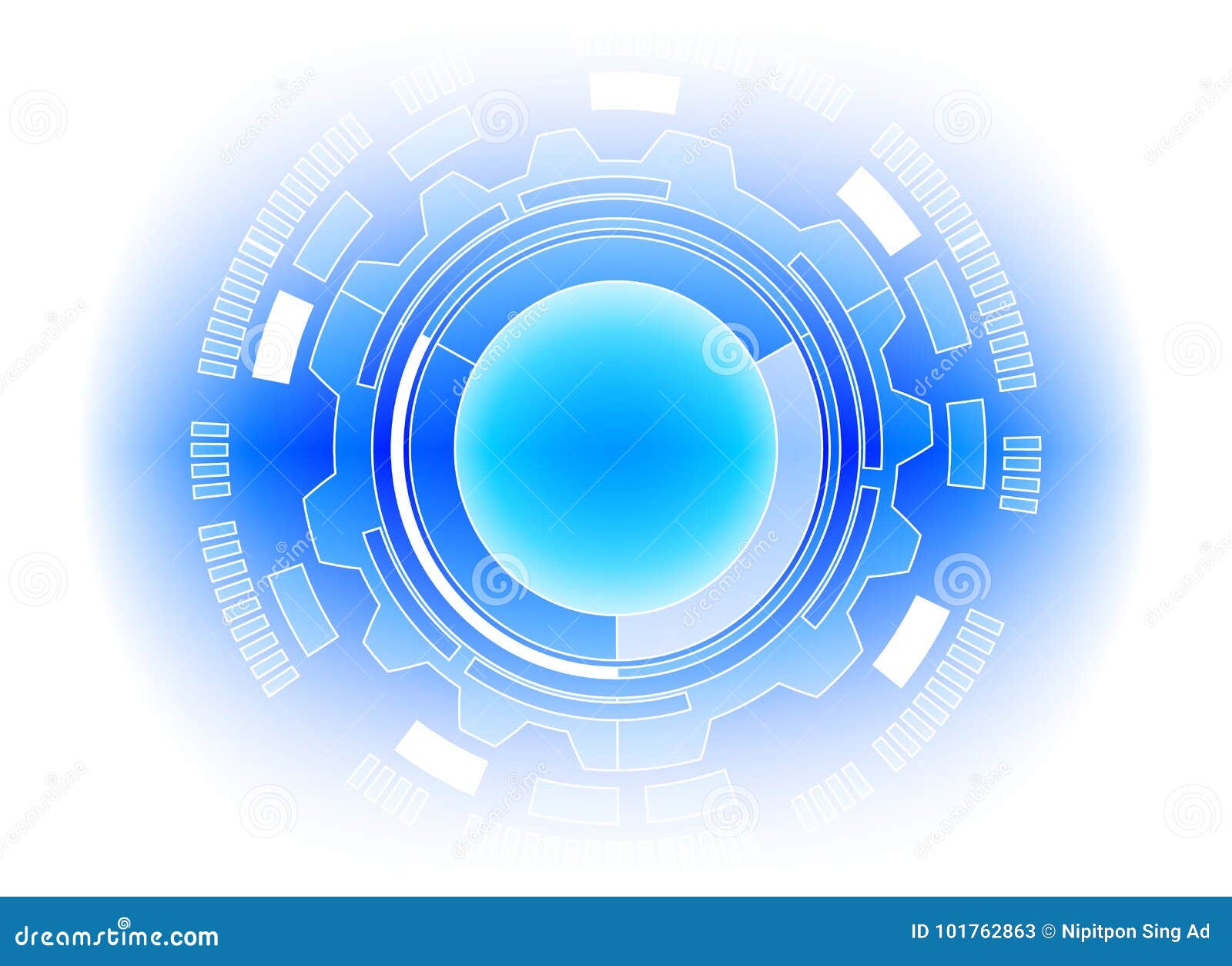 Circle and Digital Technology Background, Abstract Technology Co Stock ...