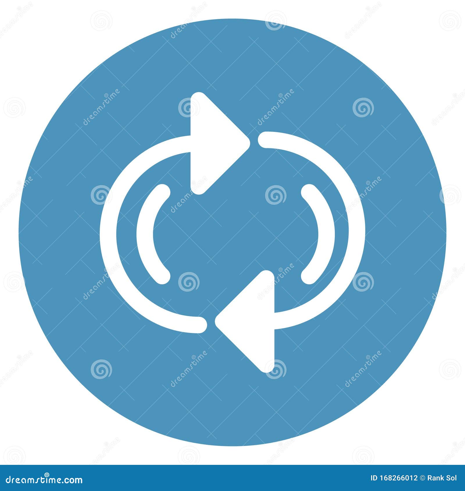 Circle, Direction Isolated Vector Icon Which Can Be Easily Modified or ...