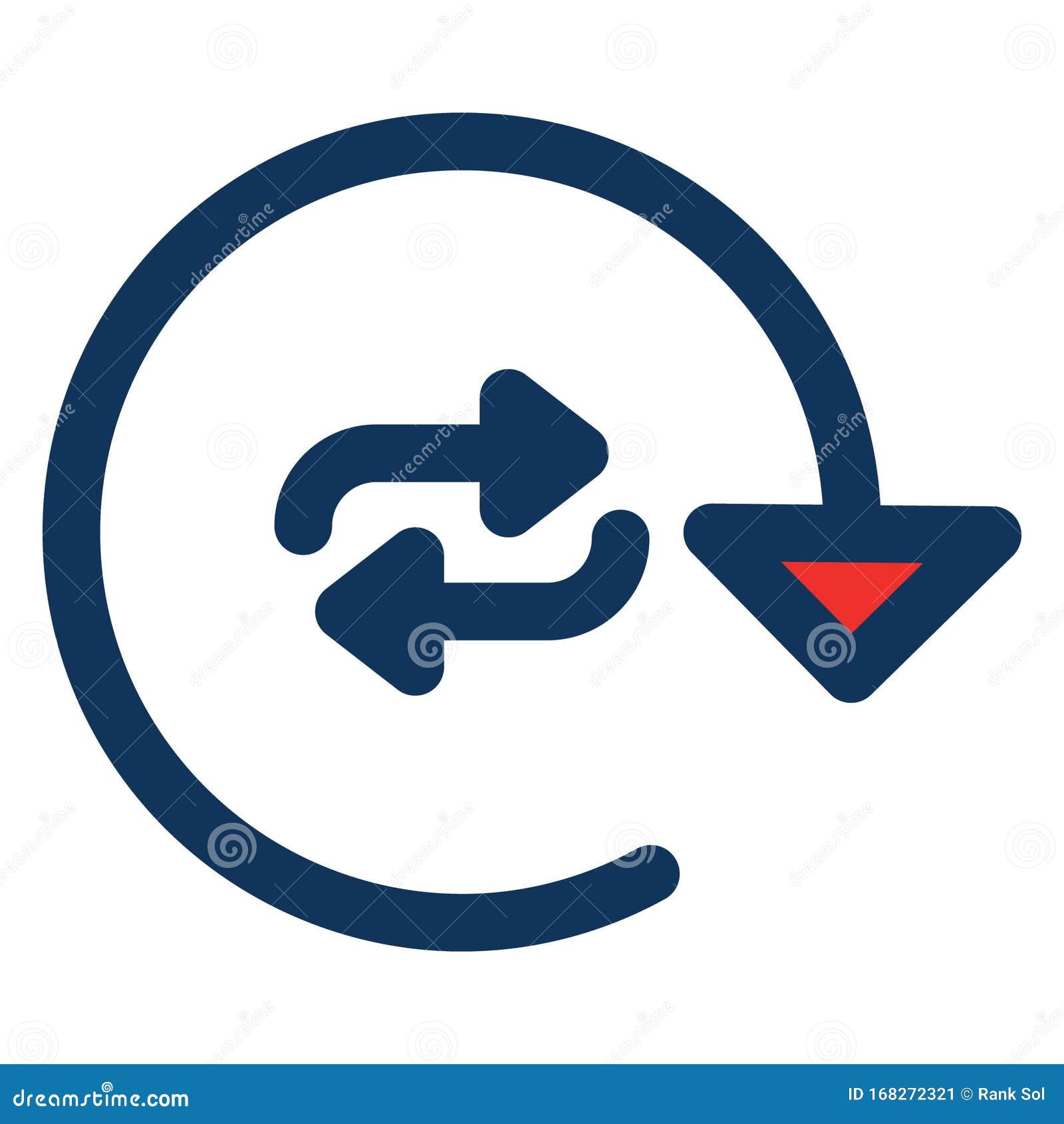 Circle, Direction Isolated Vector Icon Which Can Be Easily Modified or ...