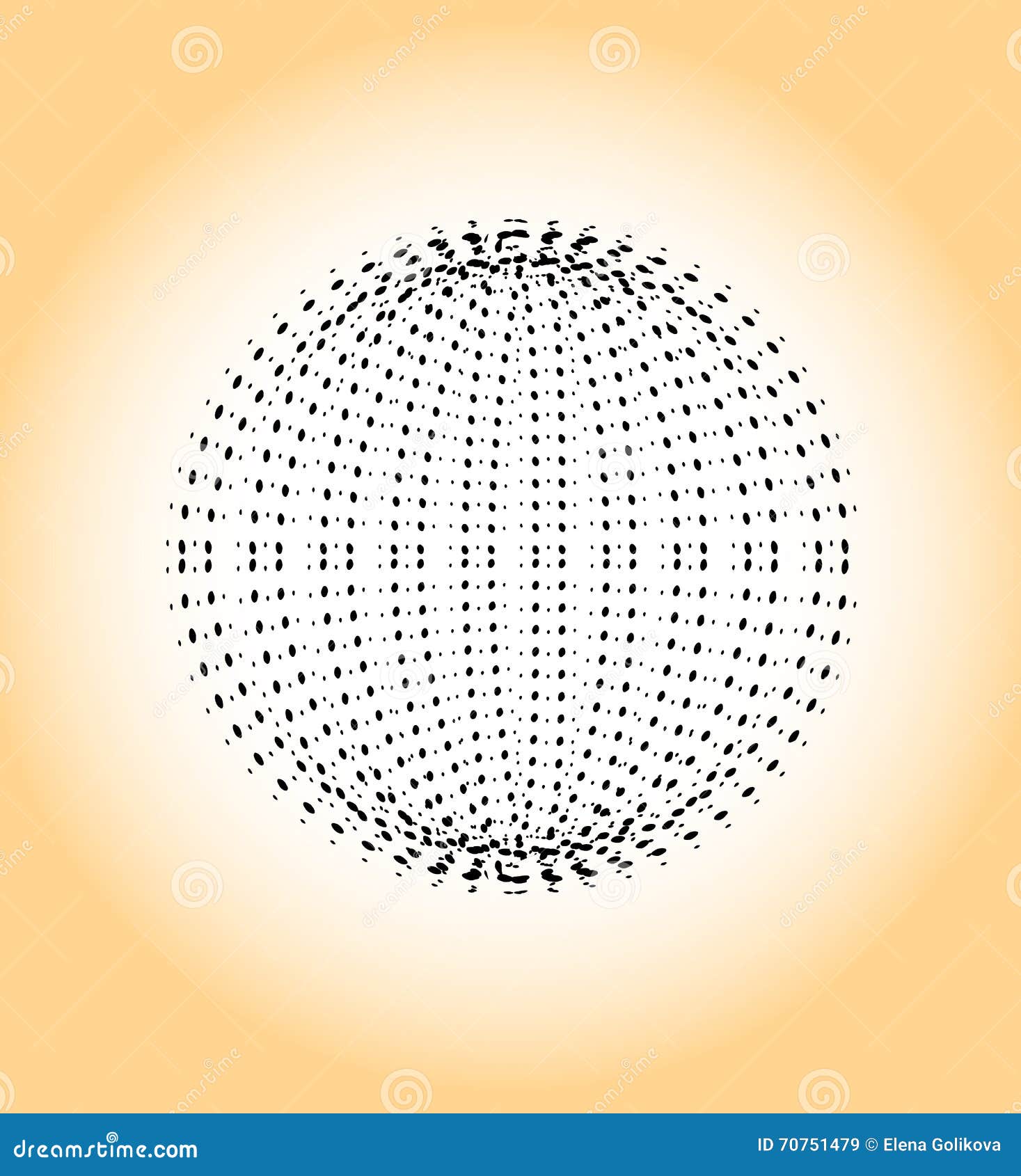 The Circle of Dots. Dotted Black Circle Stock Vector - Illustration of ...