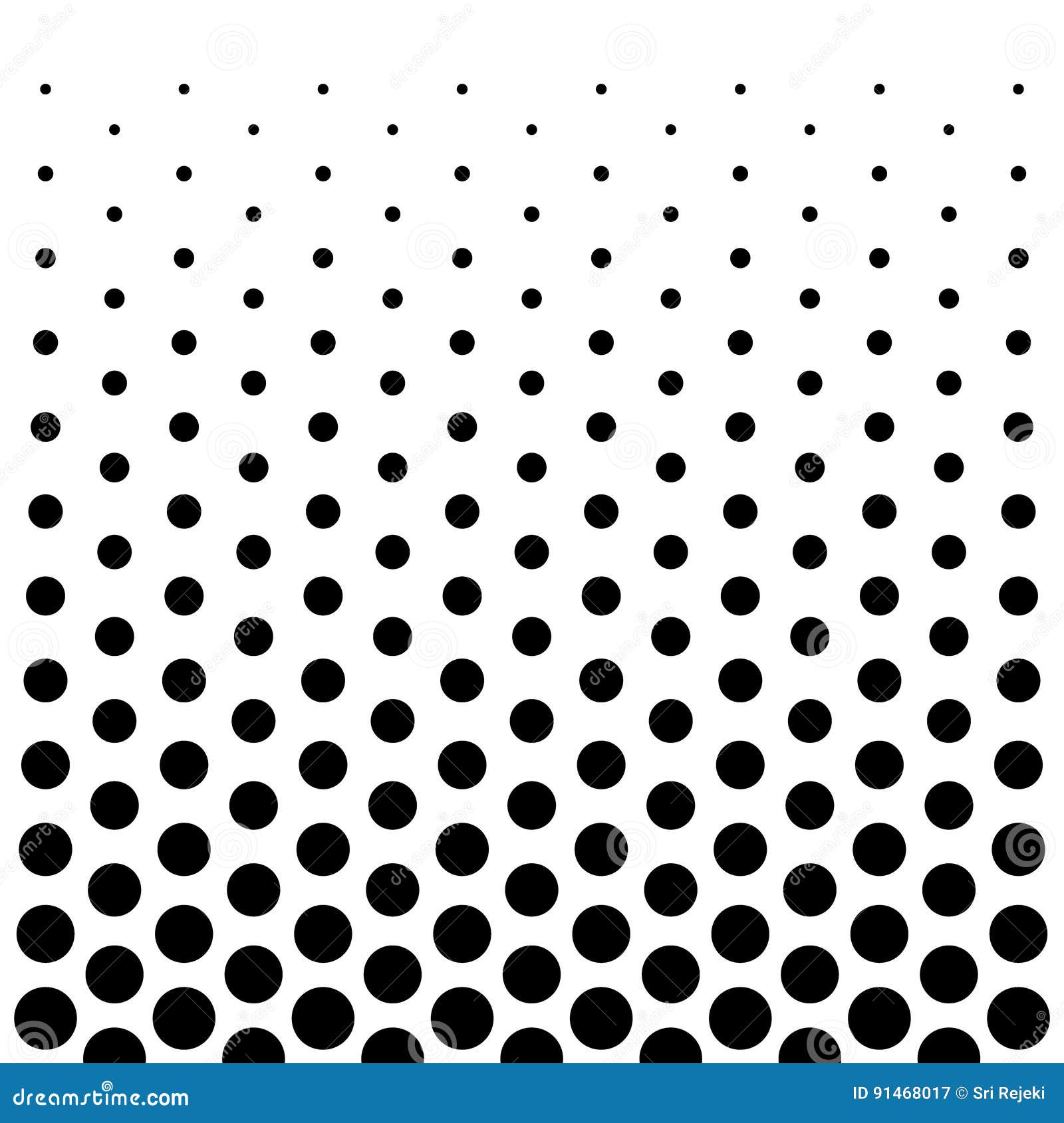 Circle With Dots For Design Project.Halftone Effect Illustration ...