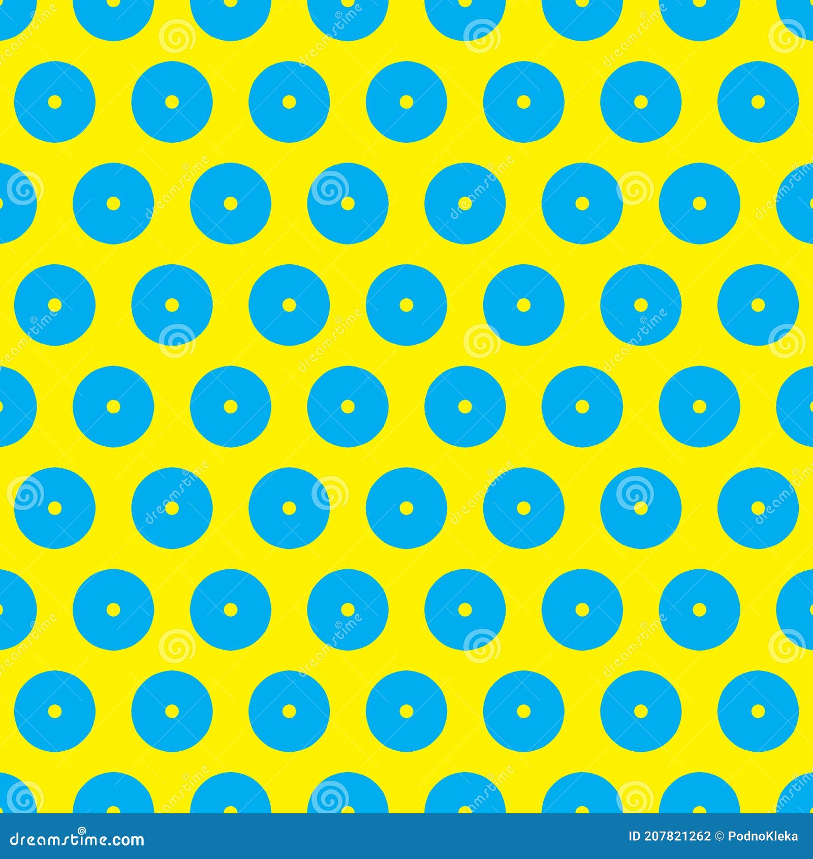 Circle Dots Tiled Geometric Pattern.Seamless Texture in Retro Style ...