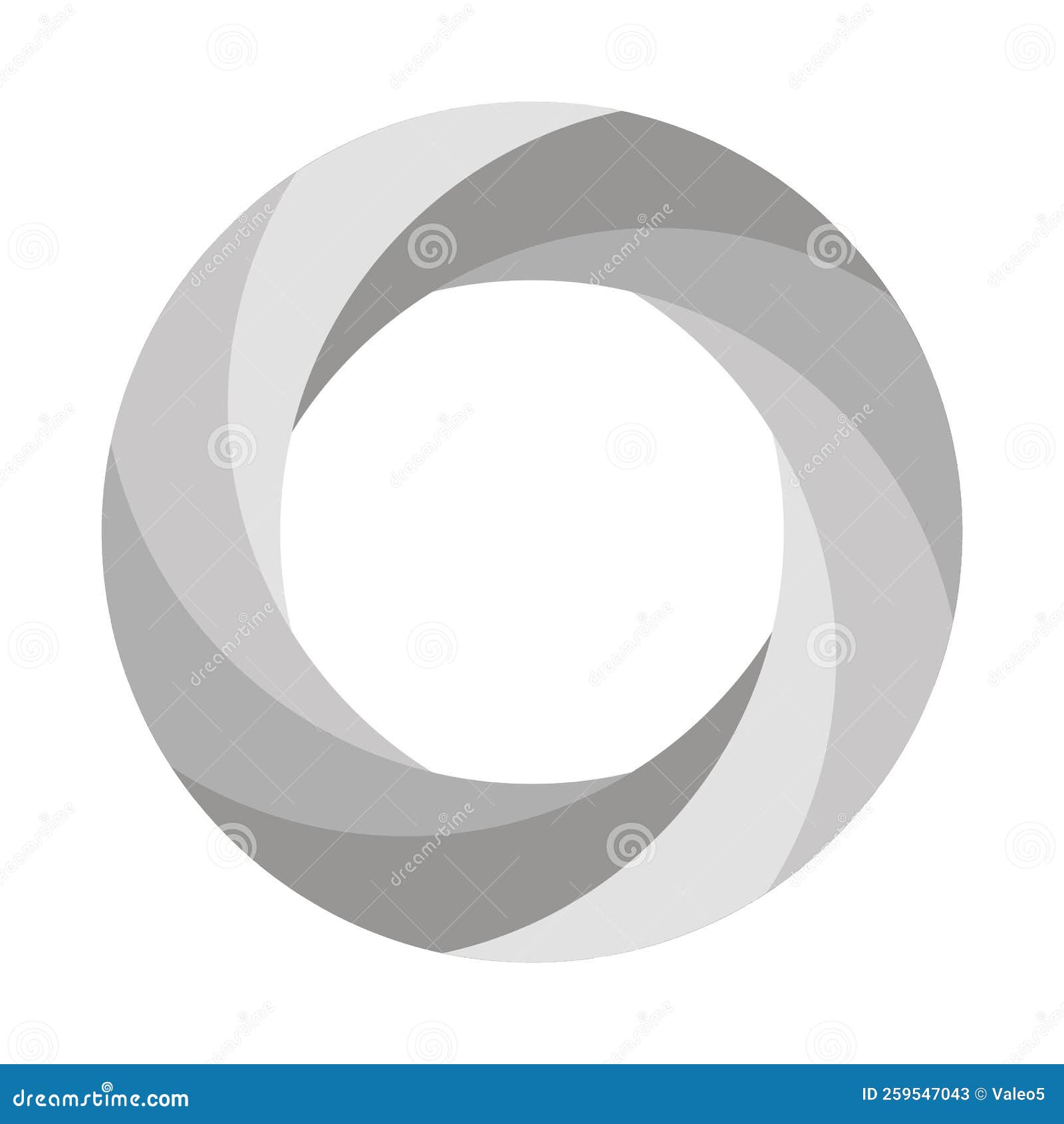 Circle Grey Icon Isolated on White Background Stock Vector ...