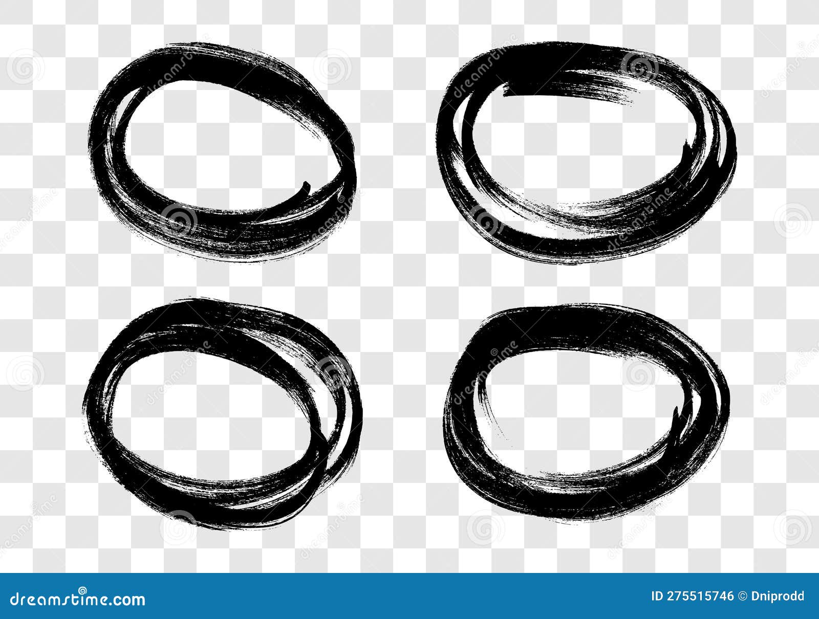 Circle Drawn with a Black Marker Stock Vector - Illustration of scratch ...