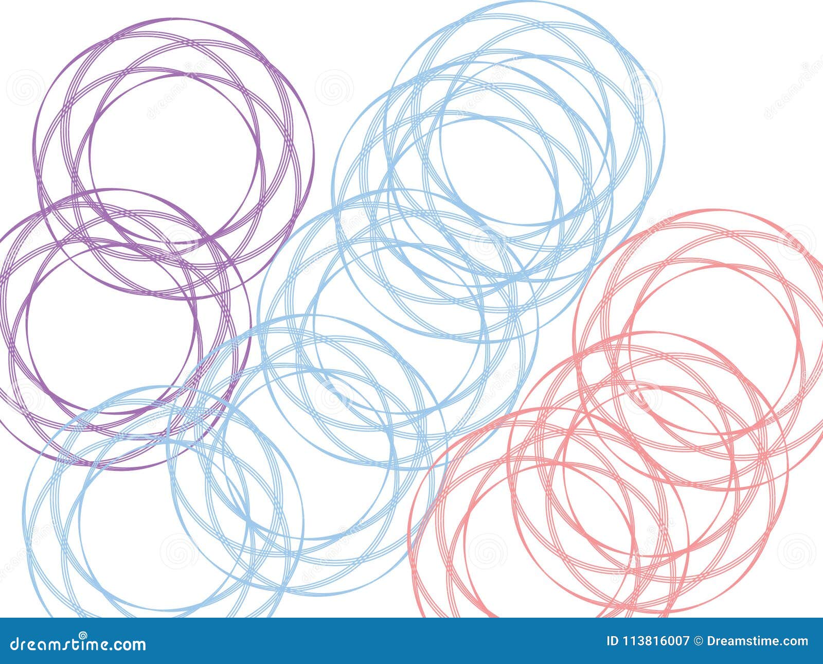 Multi-dimensional circle stock illustration. Illustration of ...