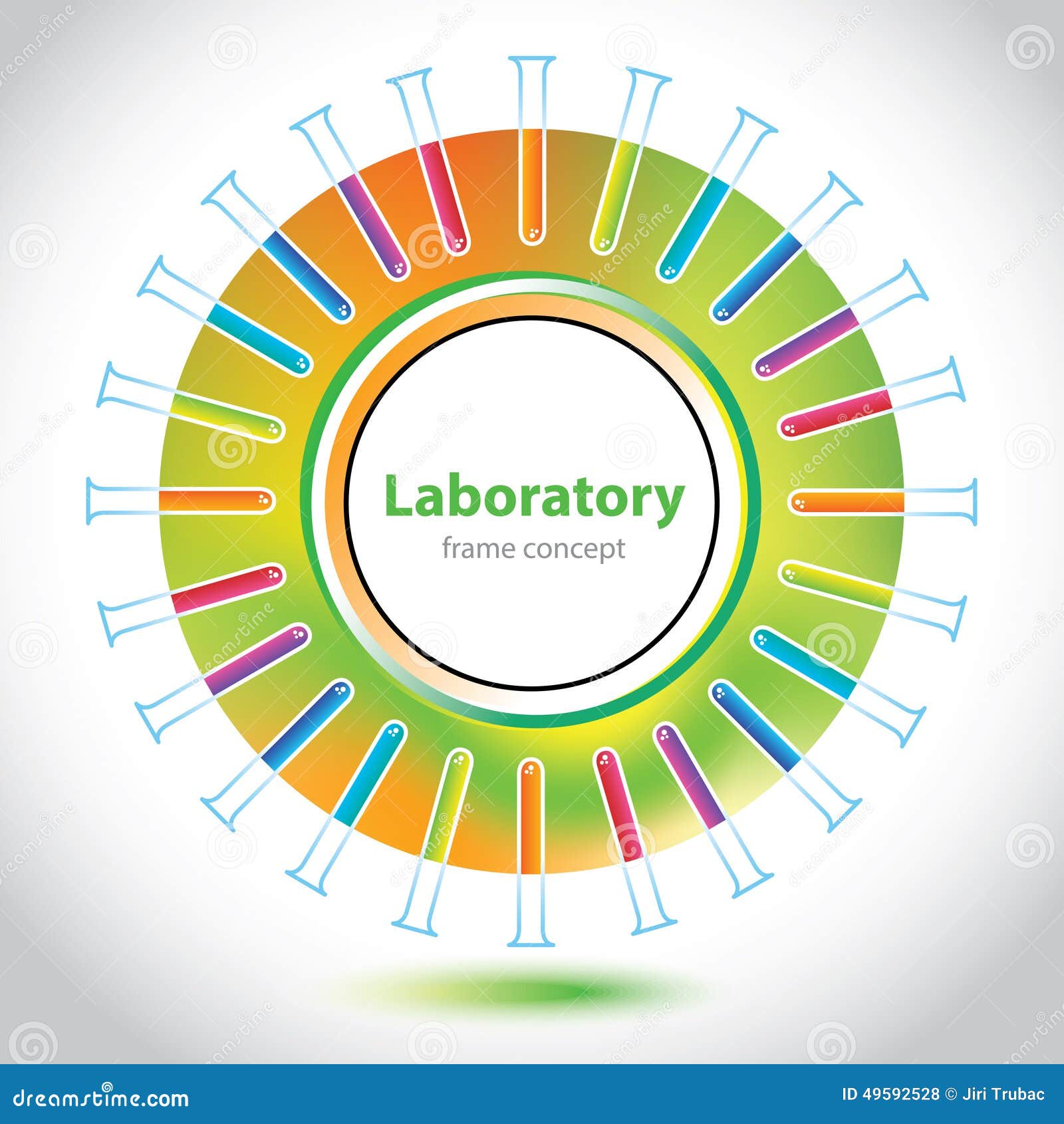 Circle Element - Laboratory Tube - Abstract Background Stock ...