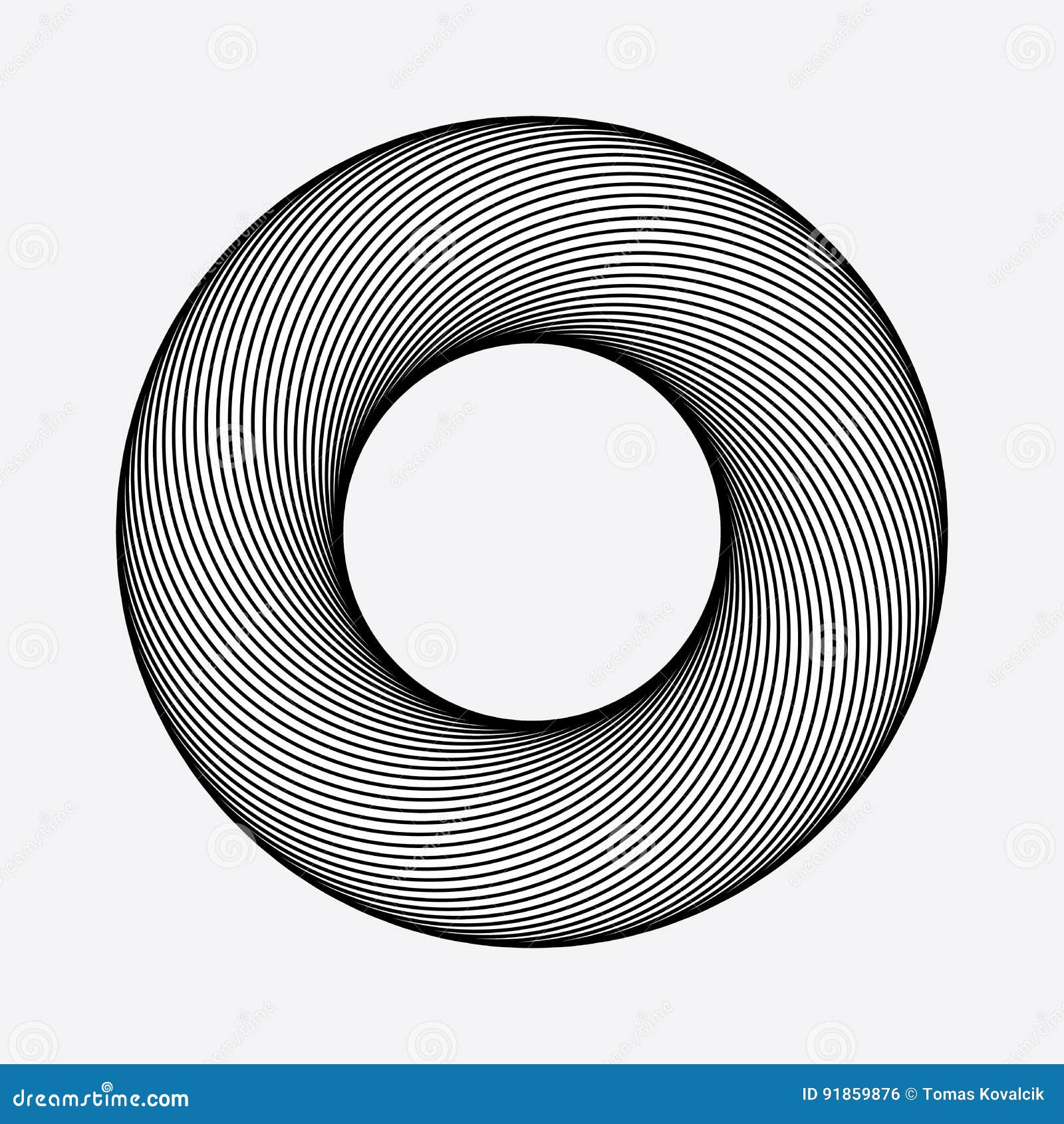 Circle Element, Line Design Stock Vector - Illustration of logo ...