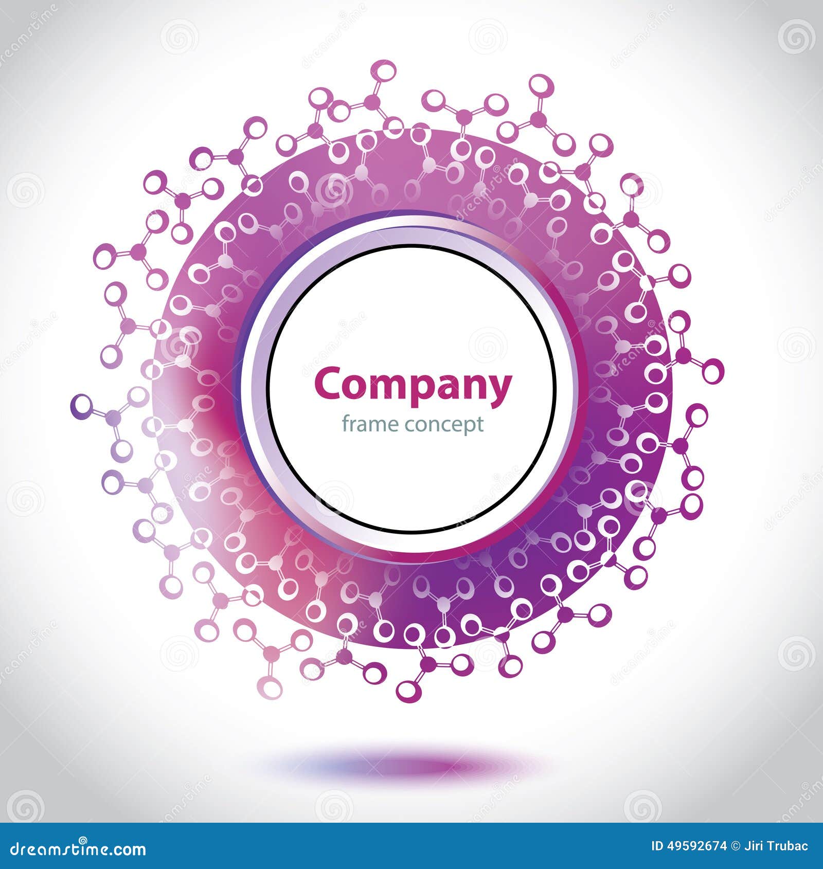 Circle Element - Molecular Structure - Science and Research Stock ...