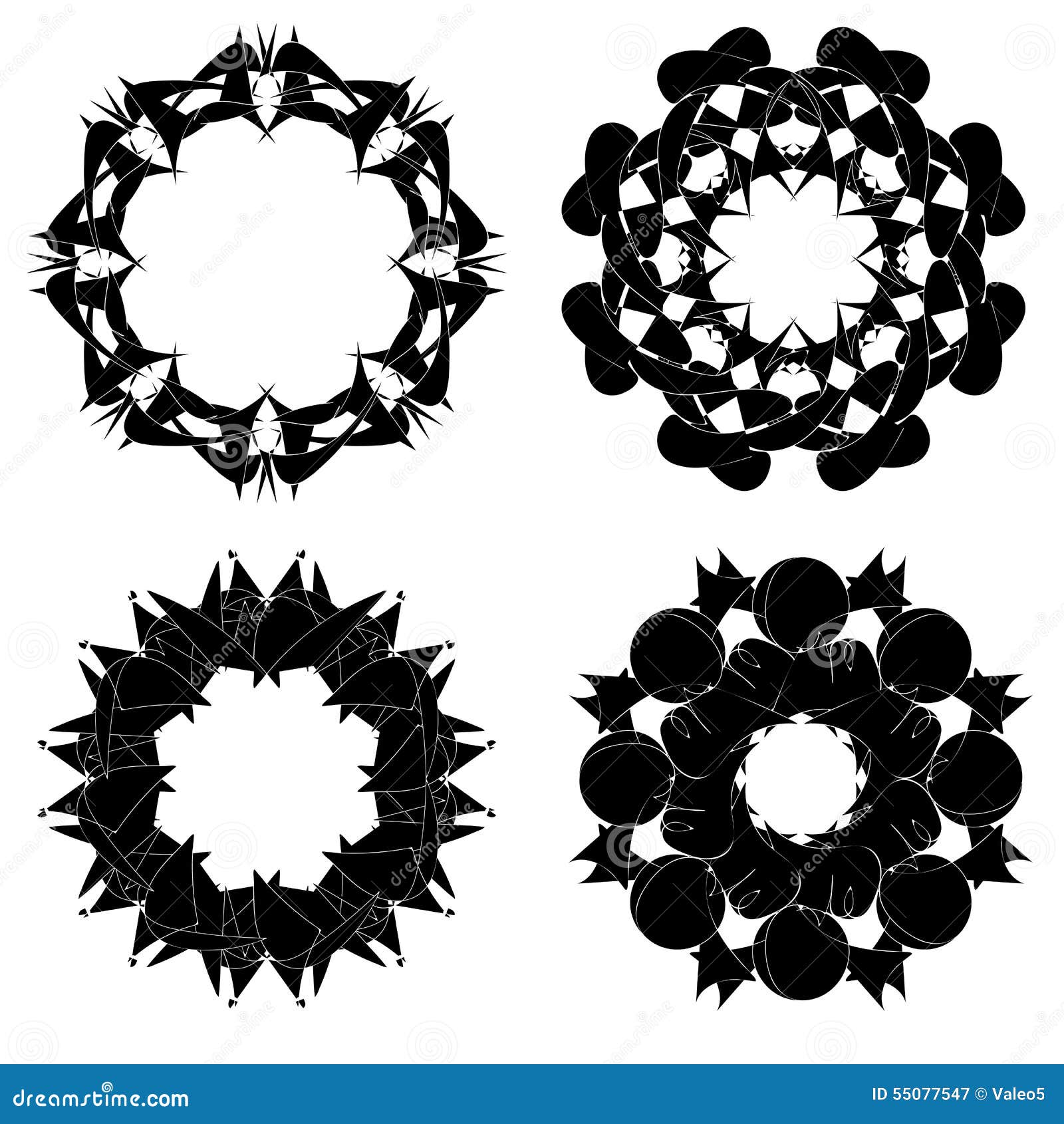 Circle Elements stock vector. Illustration of geometry - 55077547
