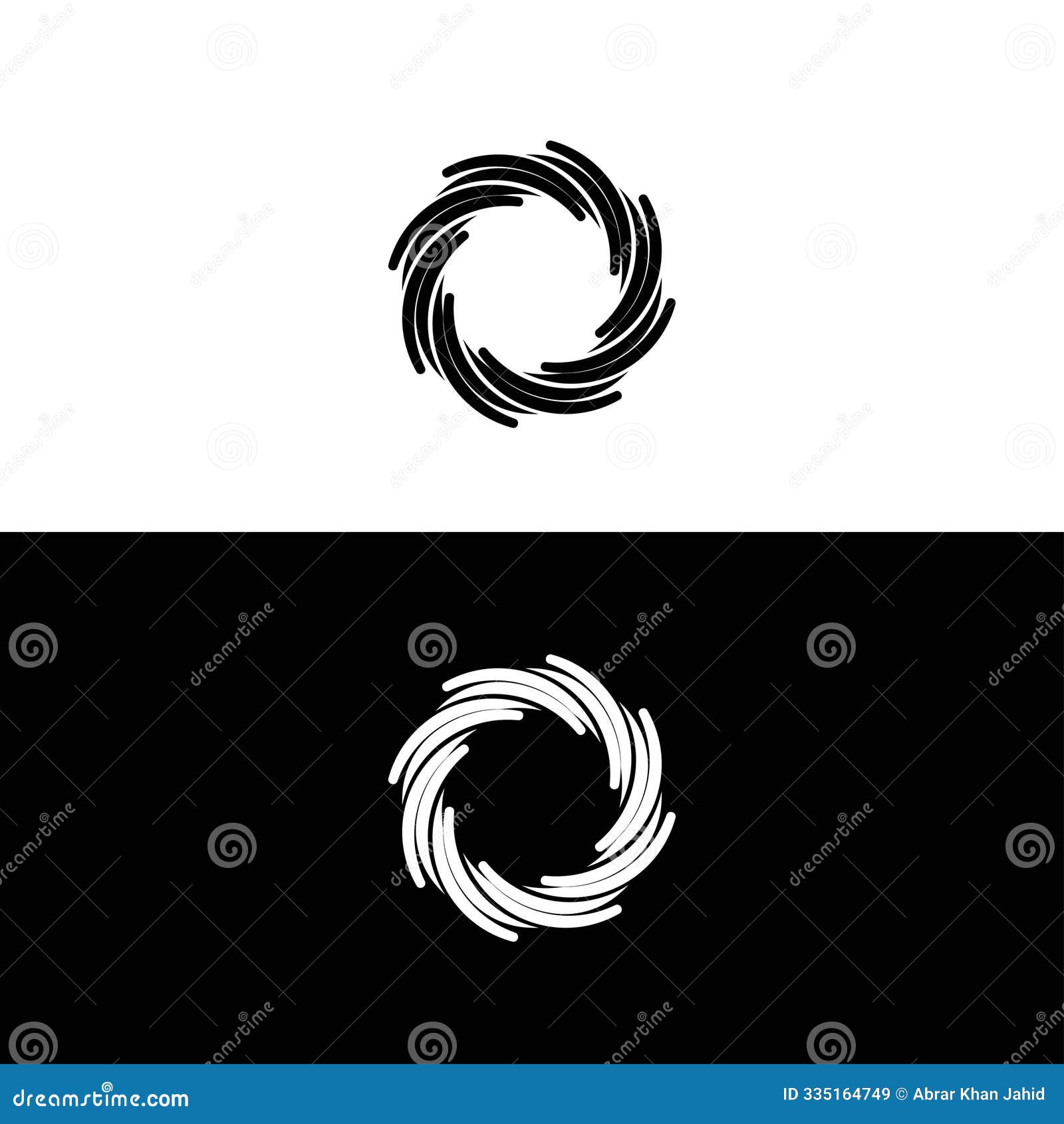 Circle Ellipse Vector Logo Design . Circle Icon Stock Illustration ...