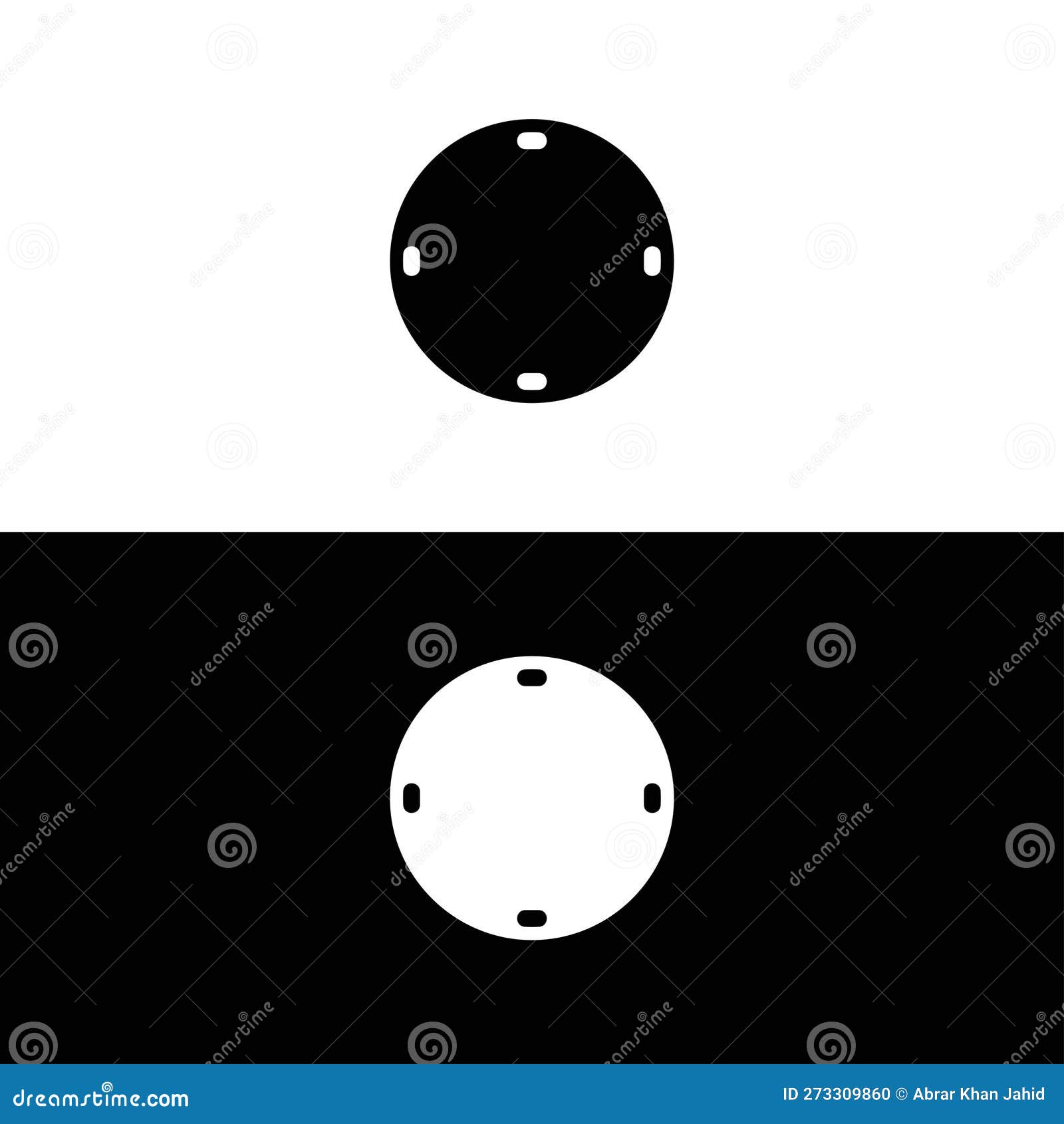 Circle Ellipse Vector Logo Temp[late Design Stock Vector - Illustration ...