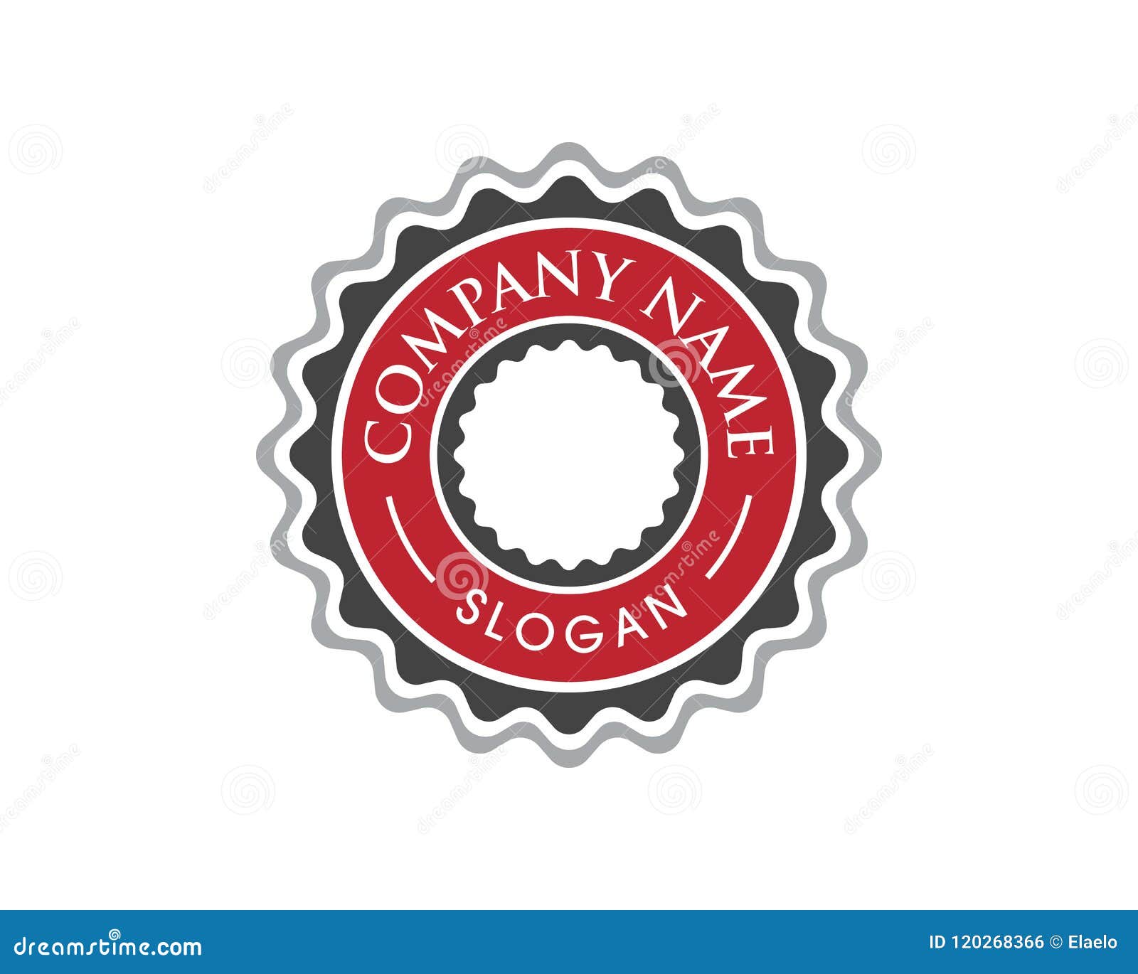 Circle Emblem Illustration Design Stock Vector - Illustration of ornate ...