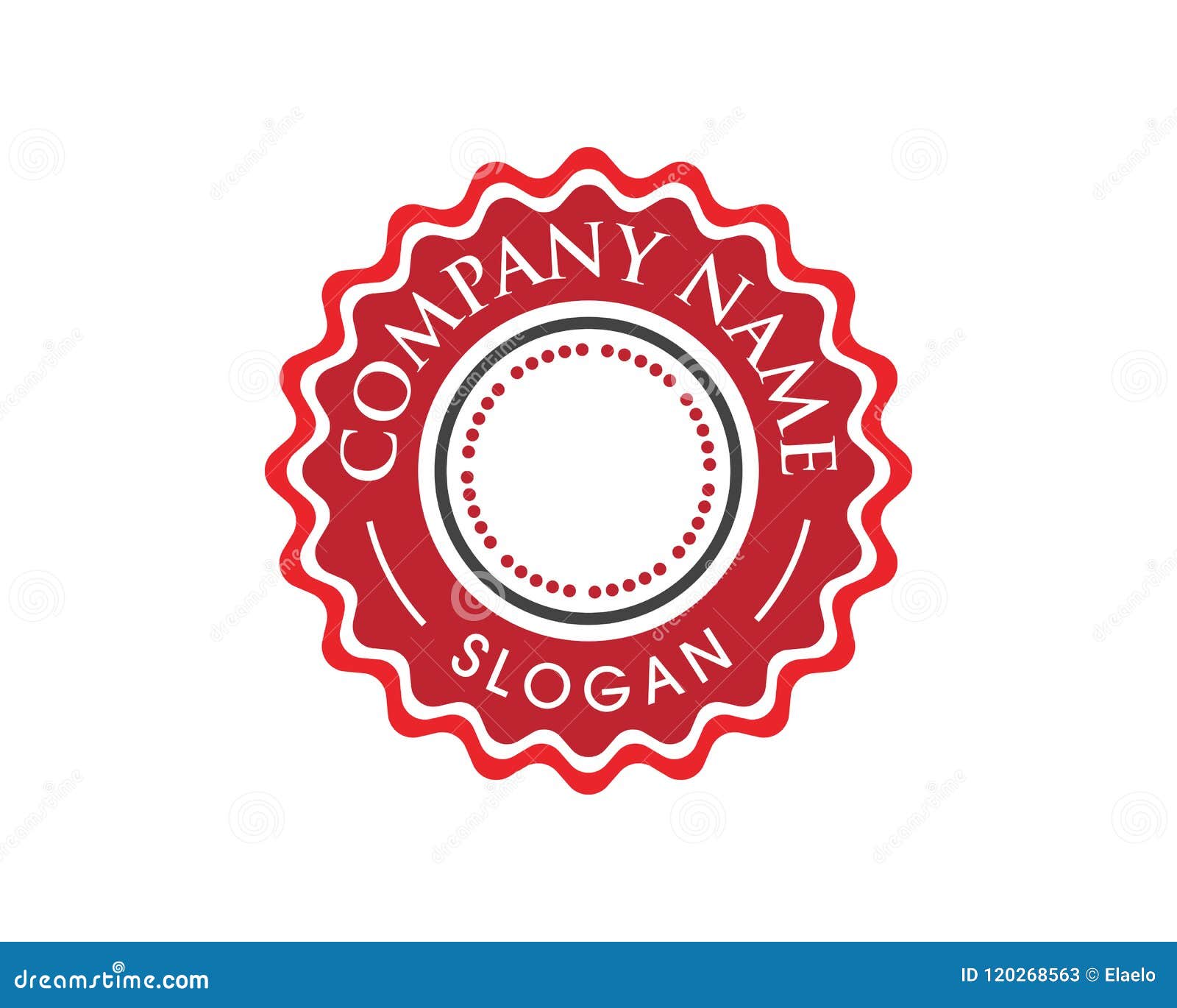 Circle Emblem Illustration Design Stock Vector - Illustration of ...