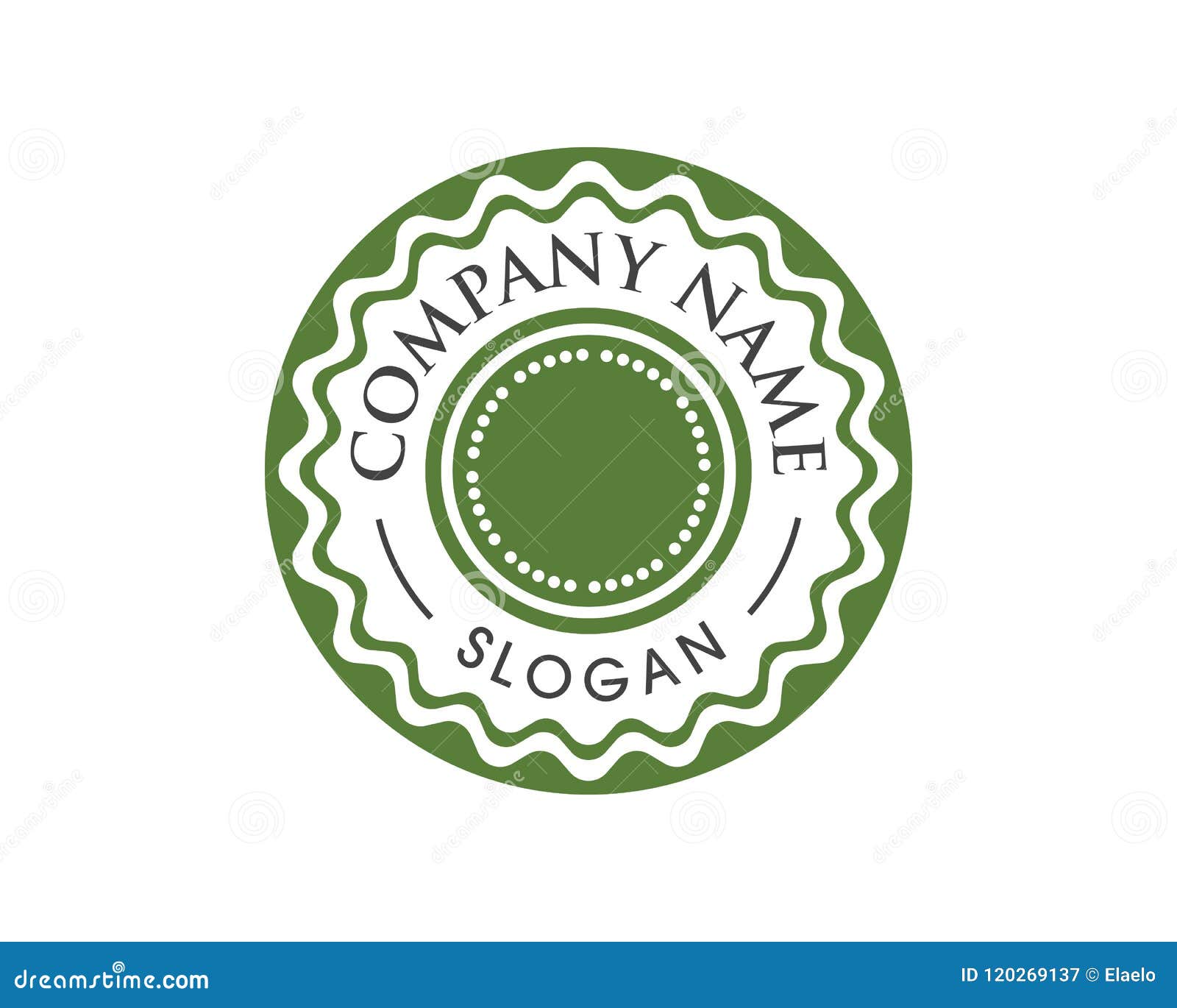 Circle Emblem Illustration Design Stock Vector - Illustration of ...