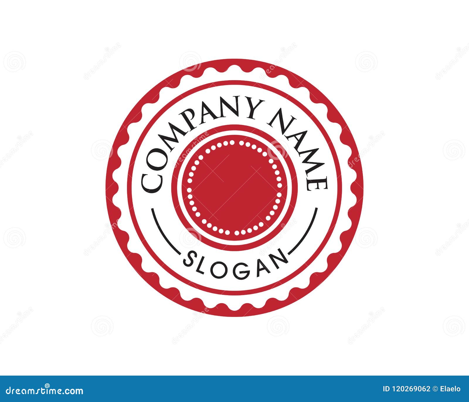 Circle Emblem Illustration Design Stock Vector - Illustration of ...