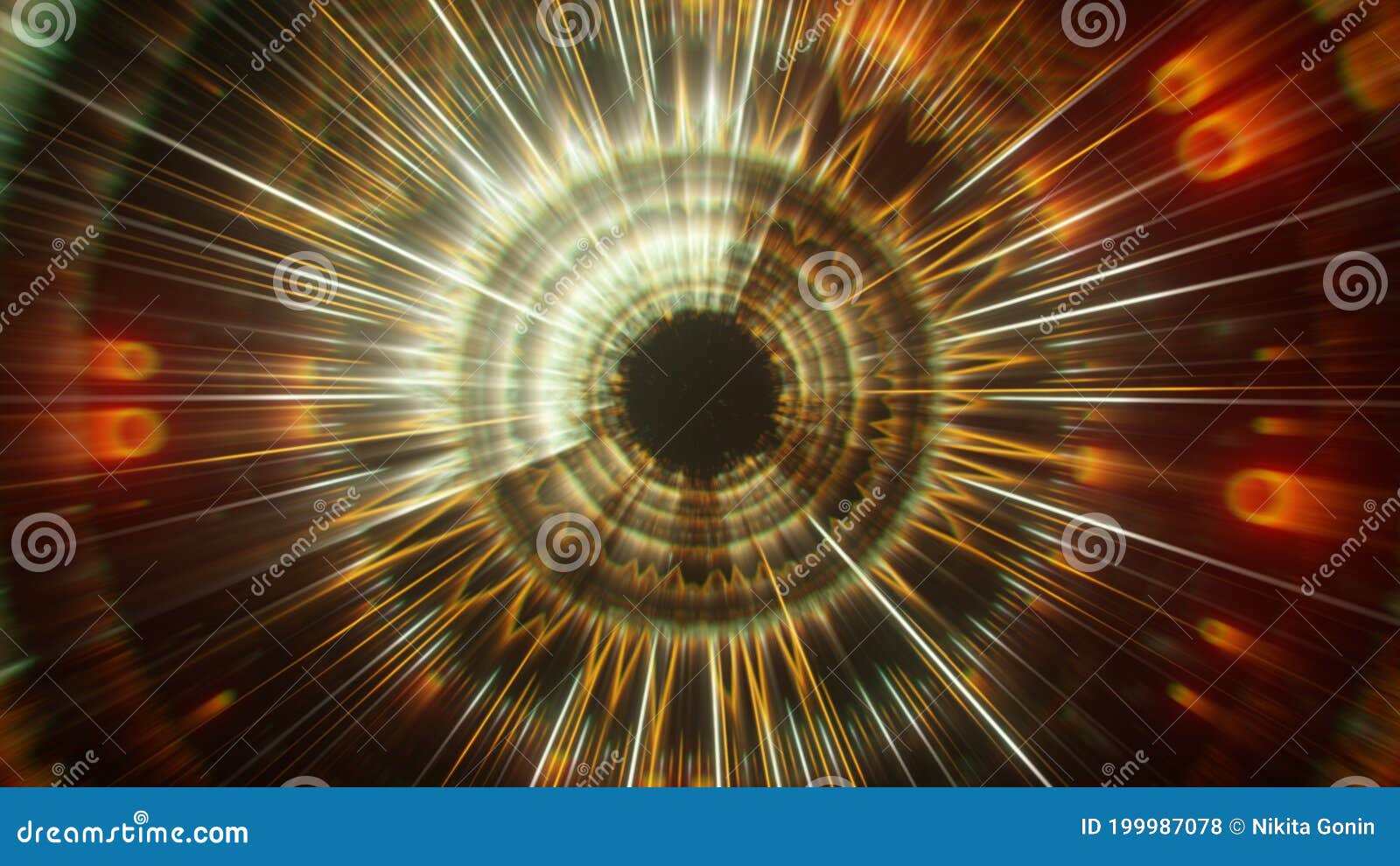 Circle Equalizer Level Meter 3D Render Illustration Stock Illustration ...