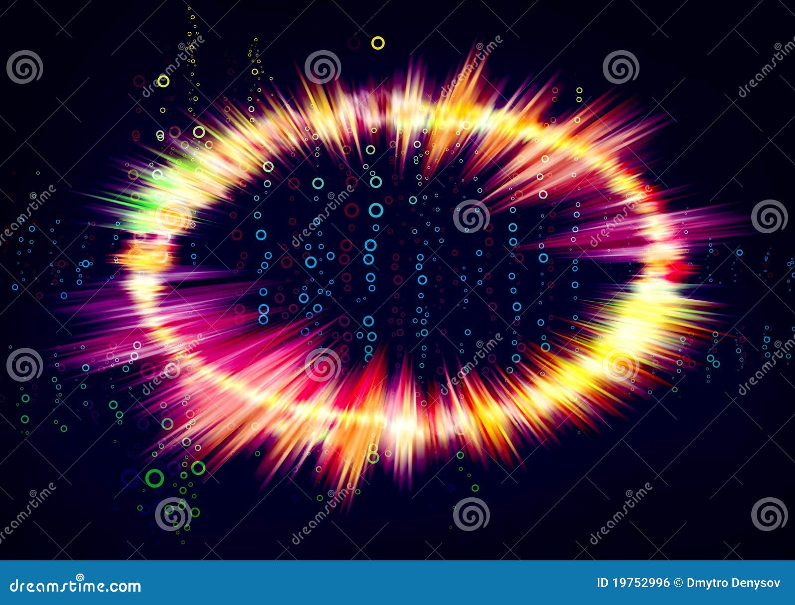 Circle Equalizer Sound Waves Stock Illustration - Illustration of ...