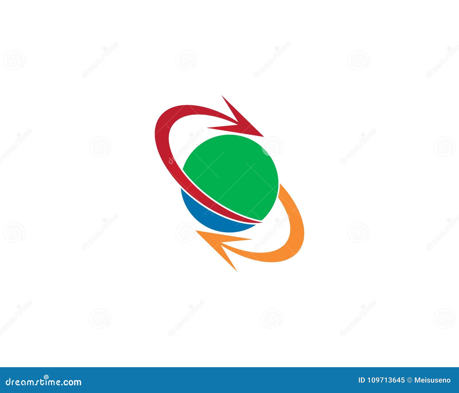 Circle Exchange Logo Icon Design Illustration Stock Vector ...