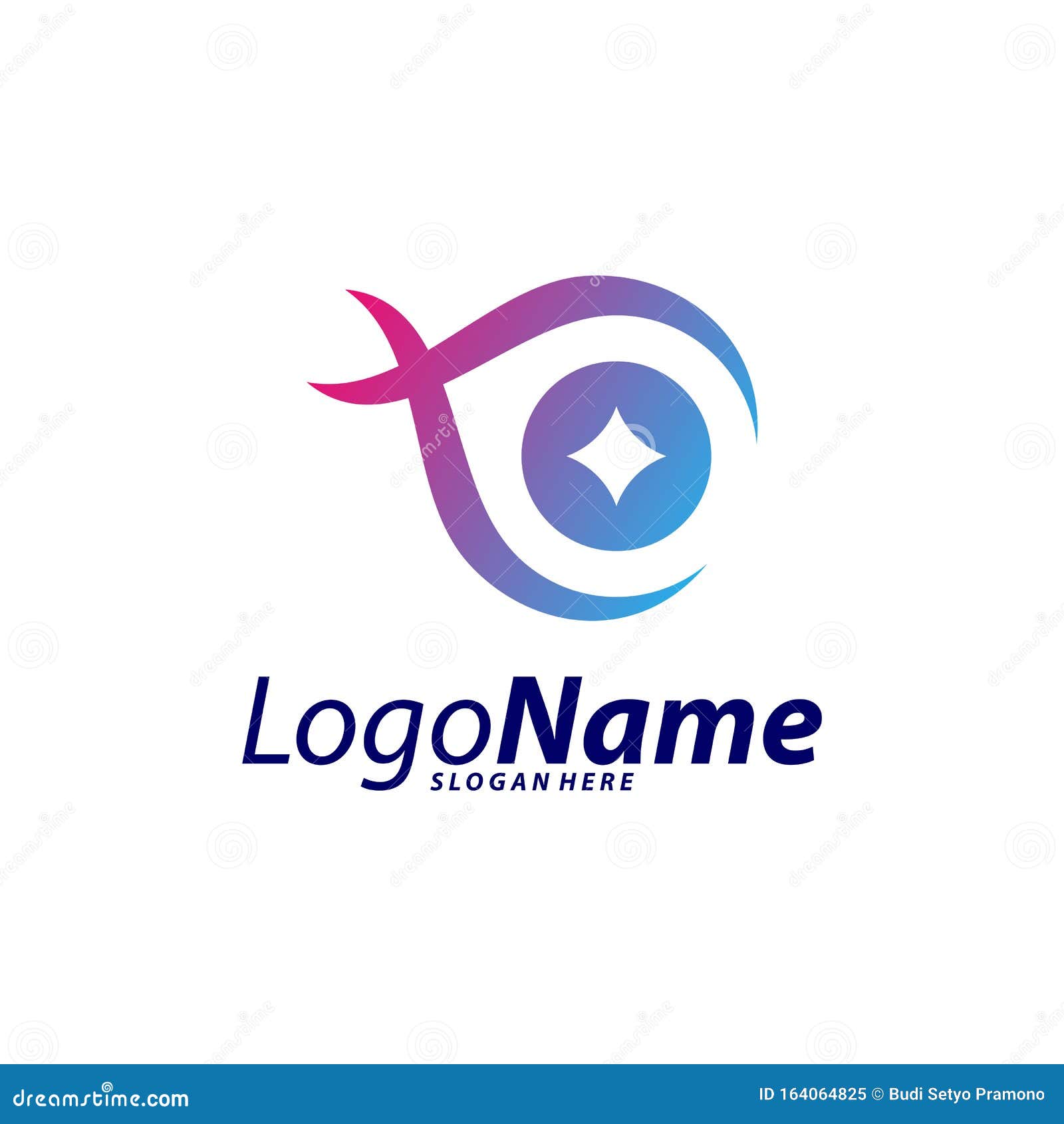 Circle Eye Logo Design Concept Vector. Eye Logo Template. Icon Symbol ...