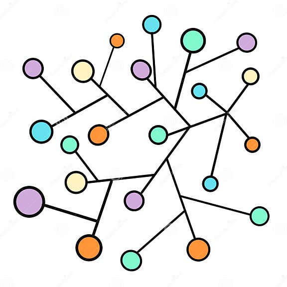 The Circular Fibers are Linked Together To Form a Chain. Stock ...