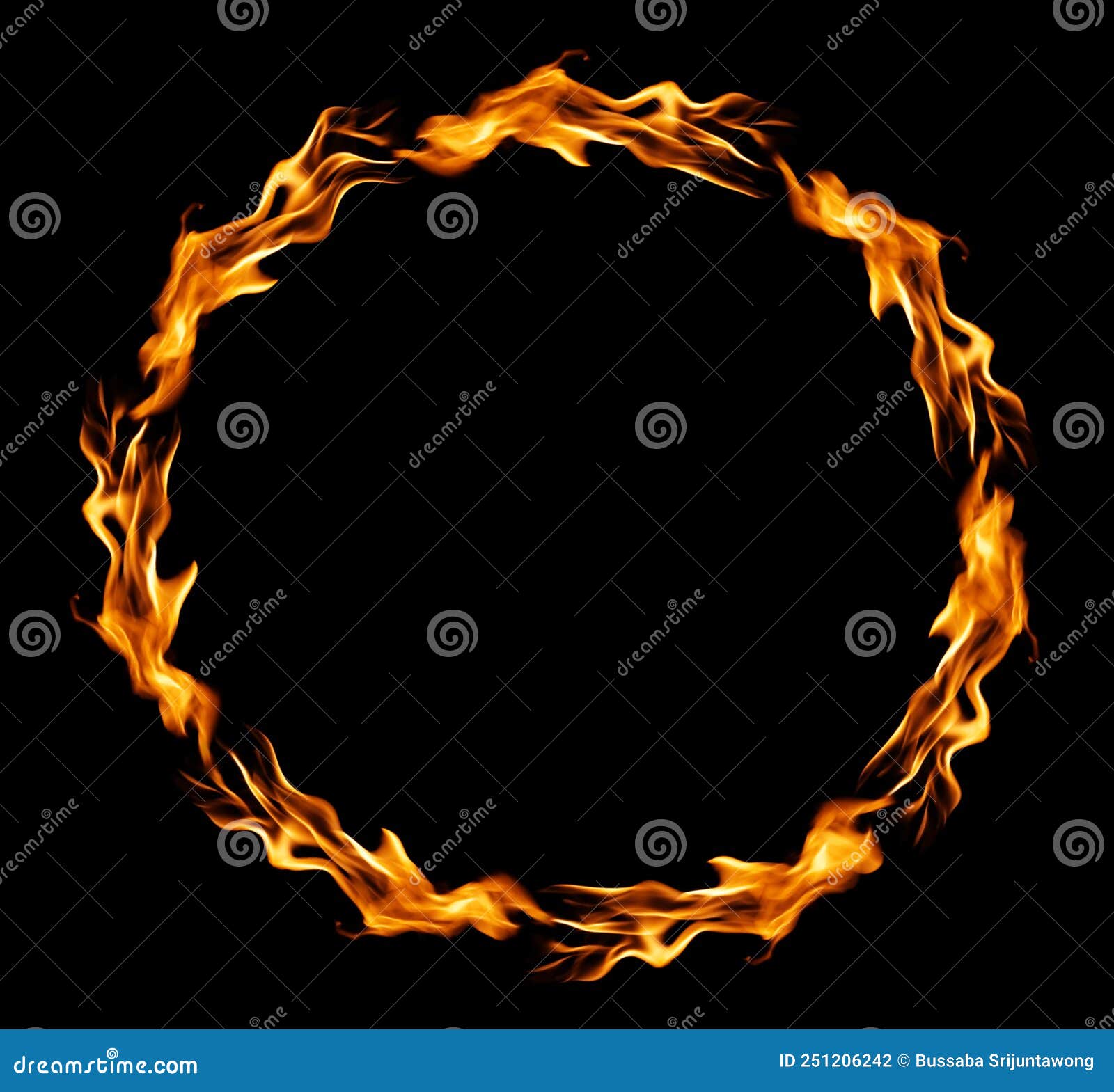 Circle of fire stock illustration. Illustration of abstract - 251206242
