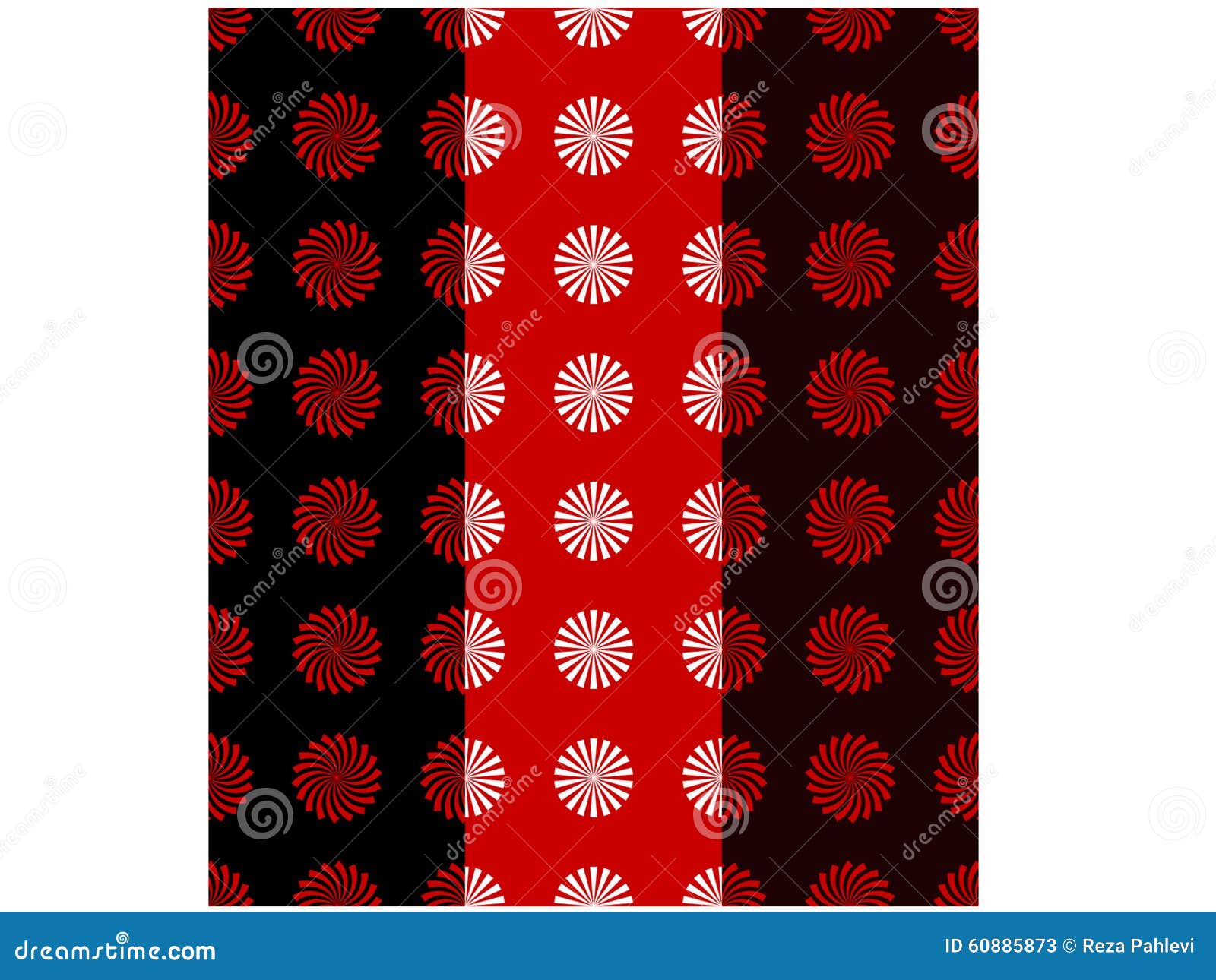 Circle Firework Pattern Collection 1 Stock Illustration - Illustration ...