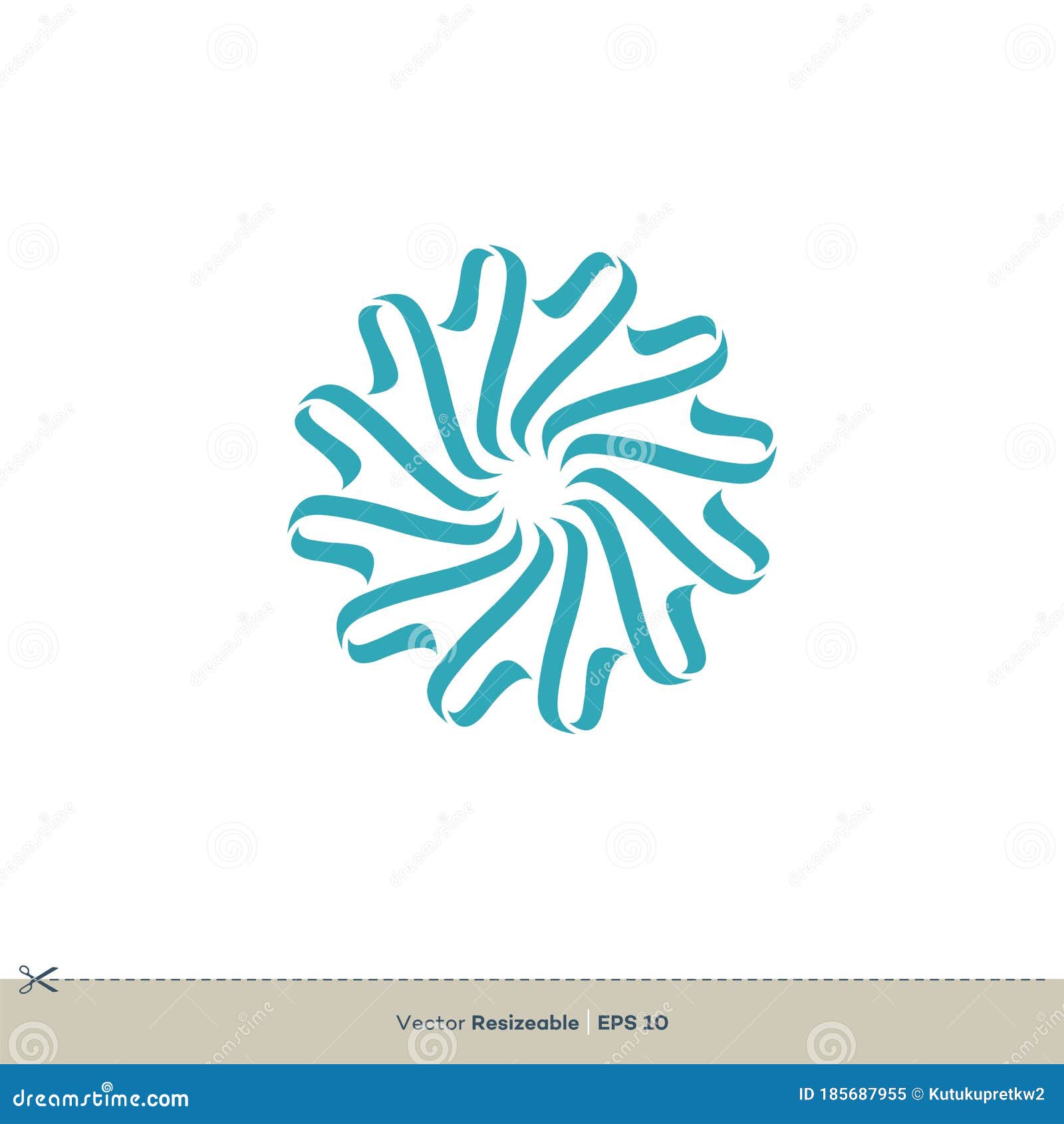 Circle Flower Vector Logo Template Illustration Design. Vector EPS 10 ...