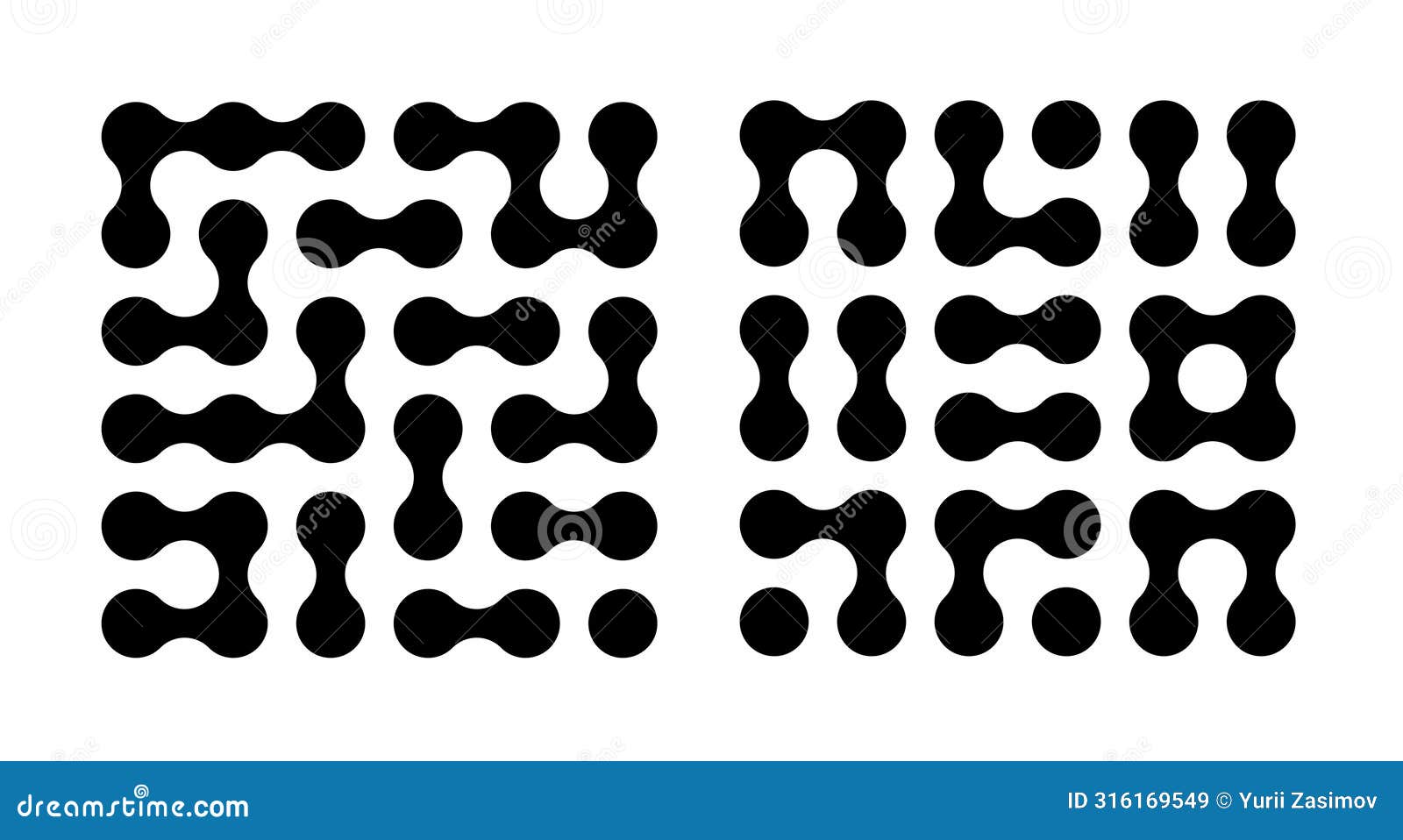 Circle Fluid Transition Logo. Integration Abstract Symbol. Circles ...