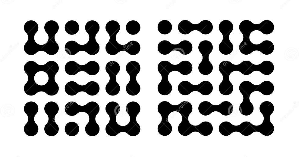 Circle Fluid Transition Logo. Integration Abstract Symbol. Circles ...