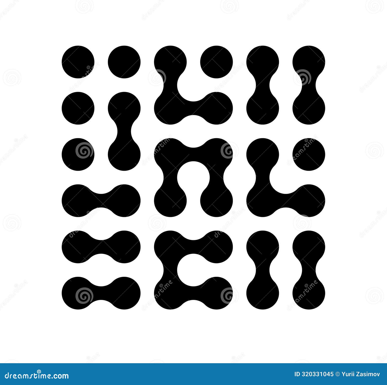 Circle Fluid Transition Logo. Integration Abstract Symbol. Circles ...