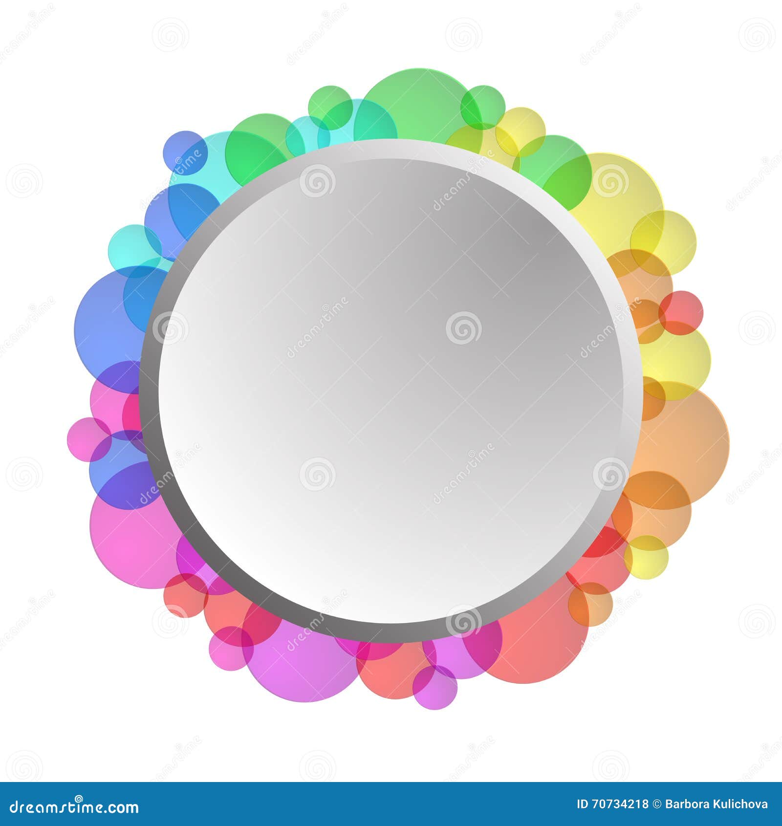 Circle form illustration stock vector. Illustration of blank - 70734218