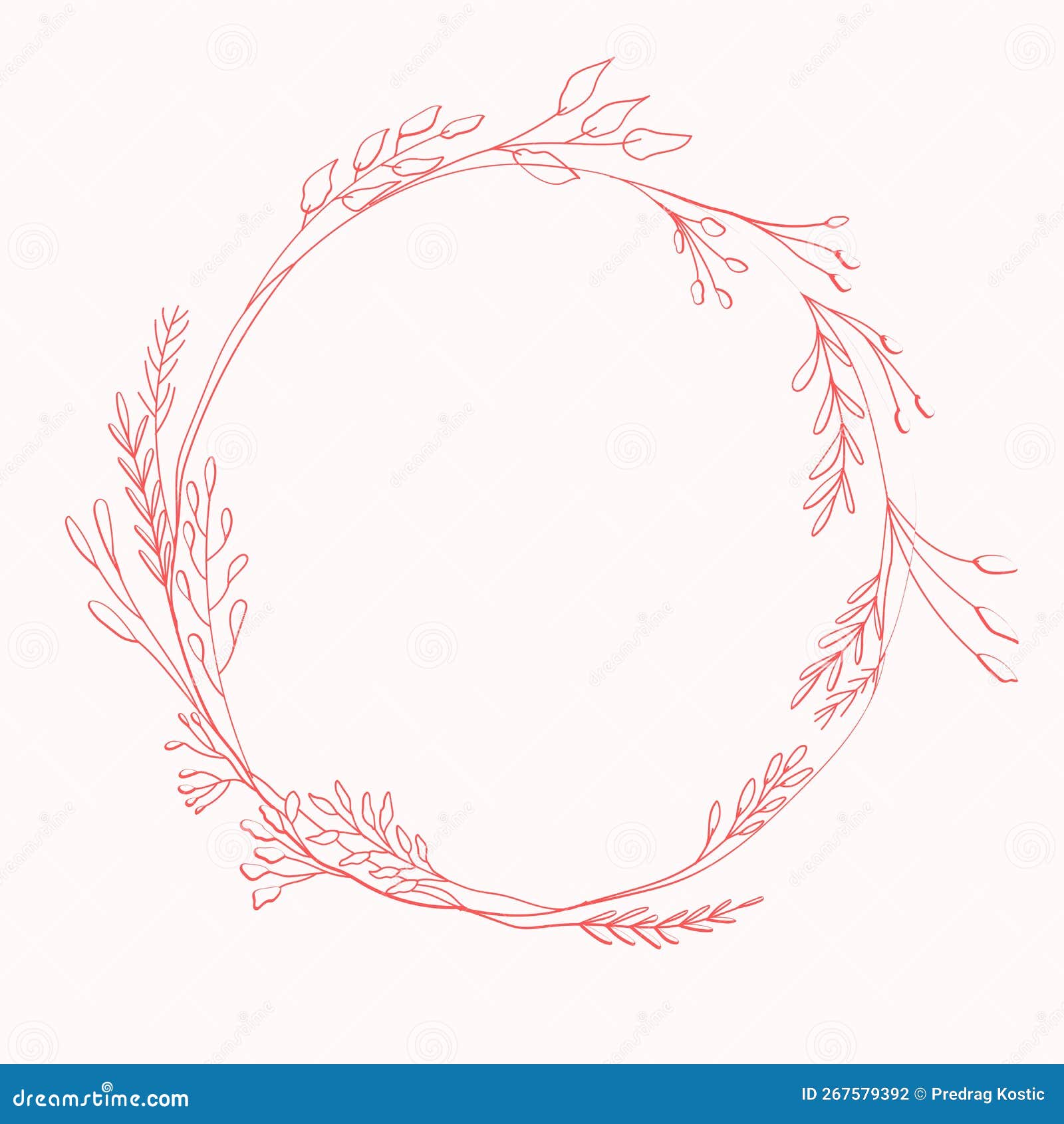 Circle frame design stock illustration. Illustration of circle - 267579392