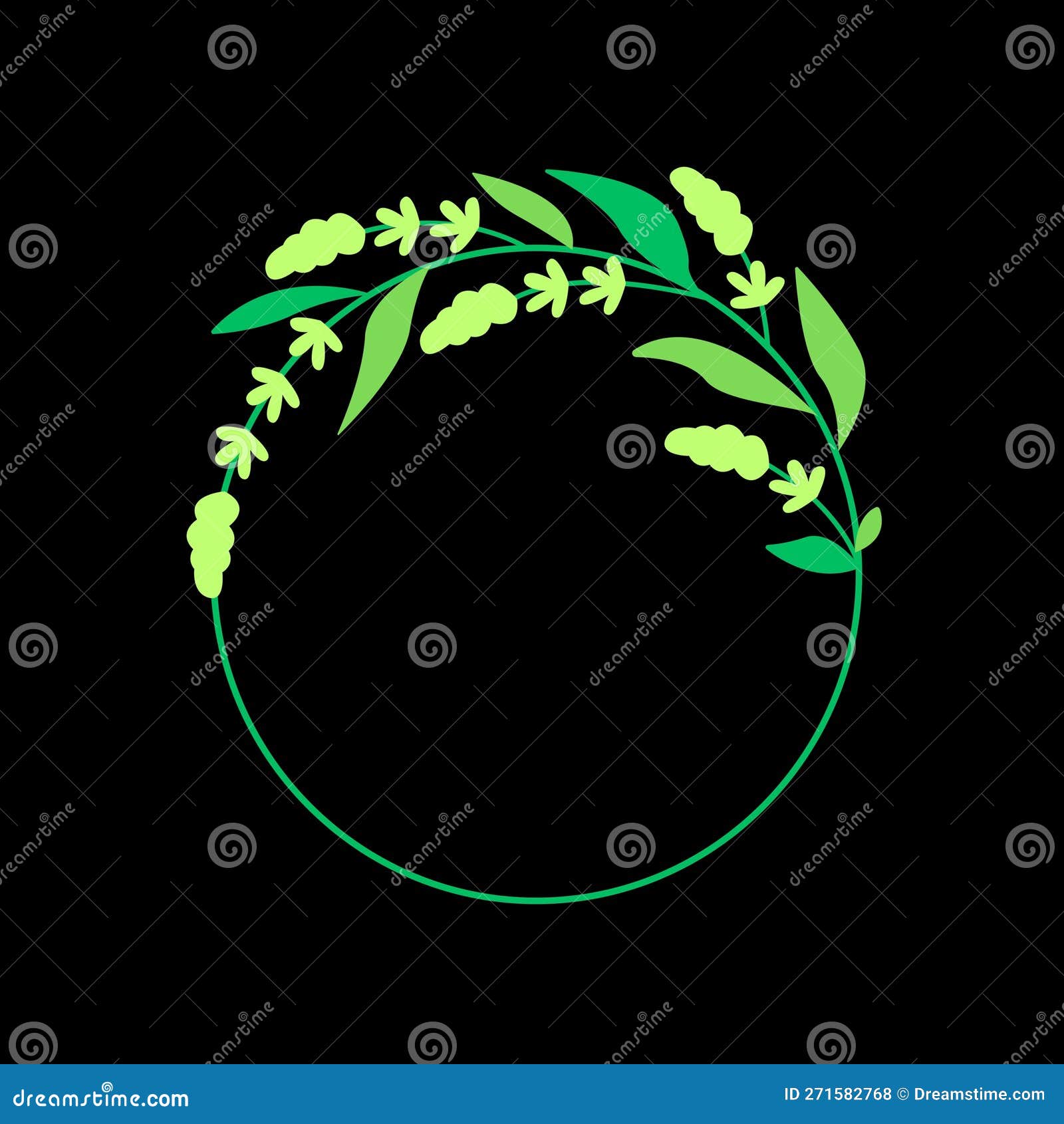 Circle frame design stock illustration. Illustration of frame - 271582768