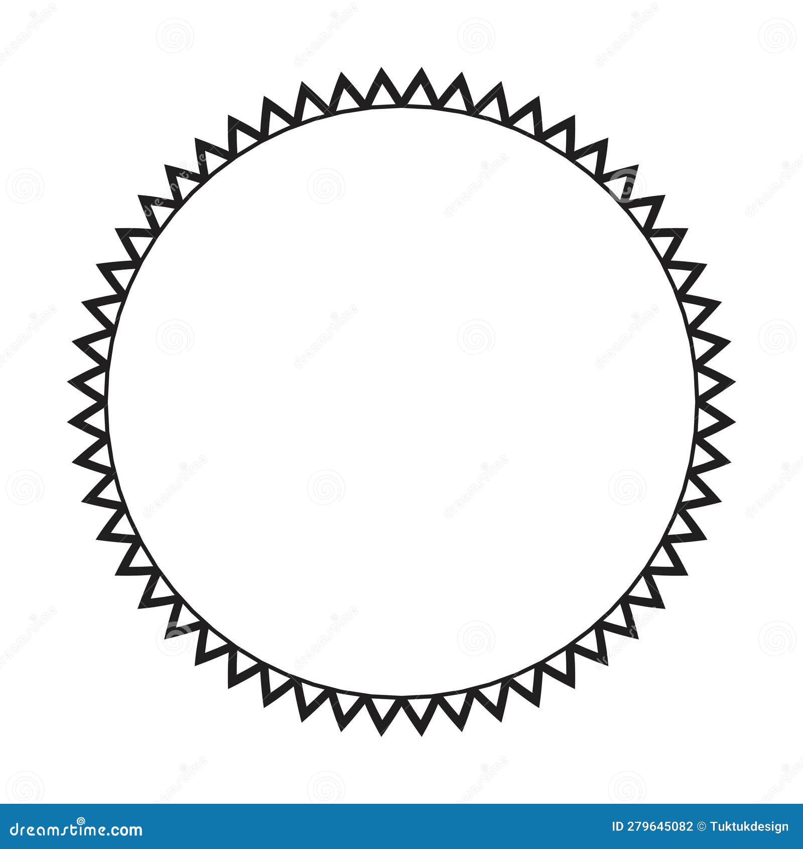 Circle Frame Round Border Design Shape Icon for Decorative Vintage ...