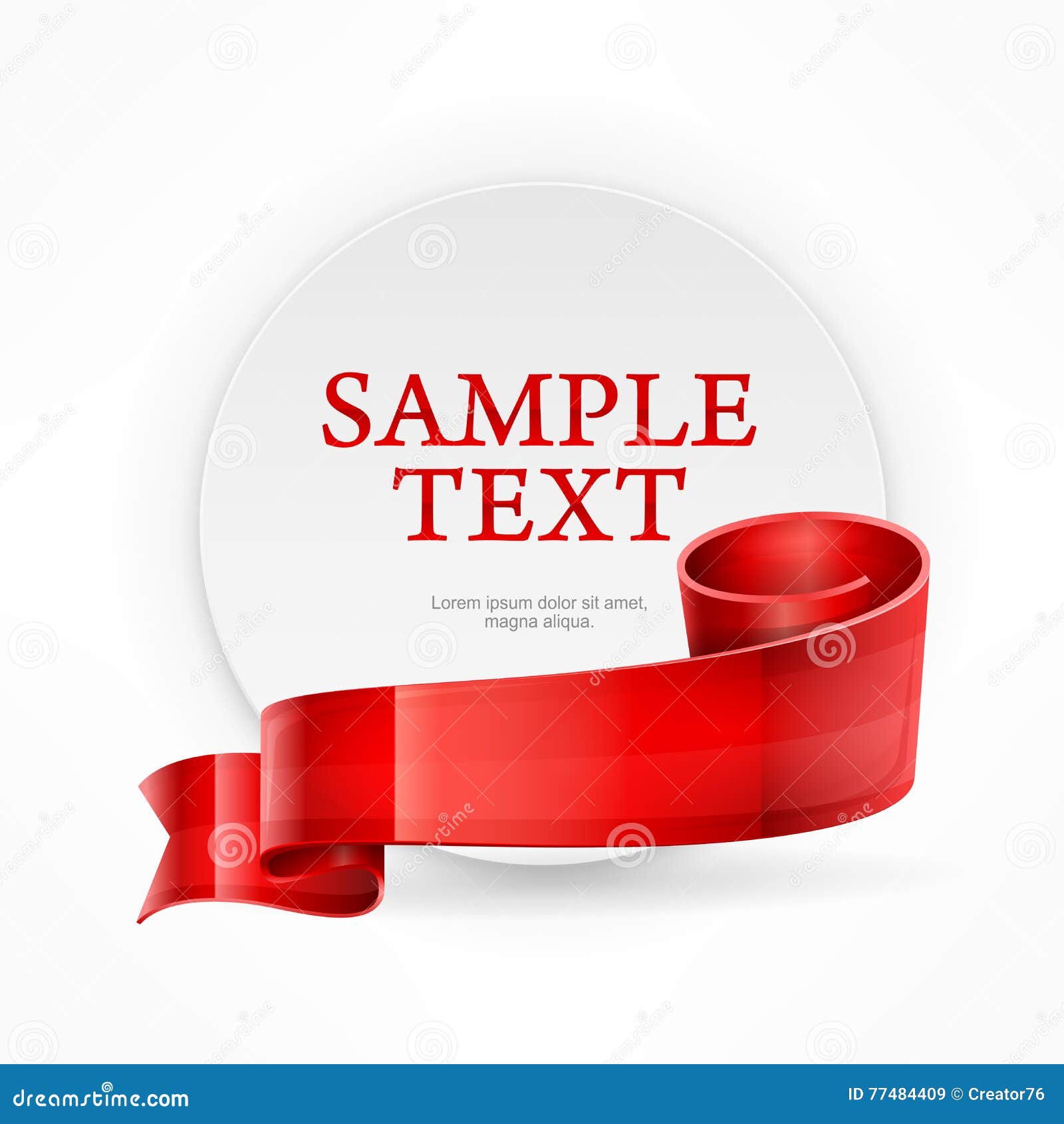 Circle frame with text stock vector. Illustration of frame - 77484409