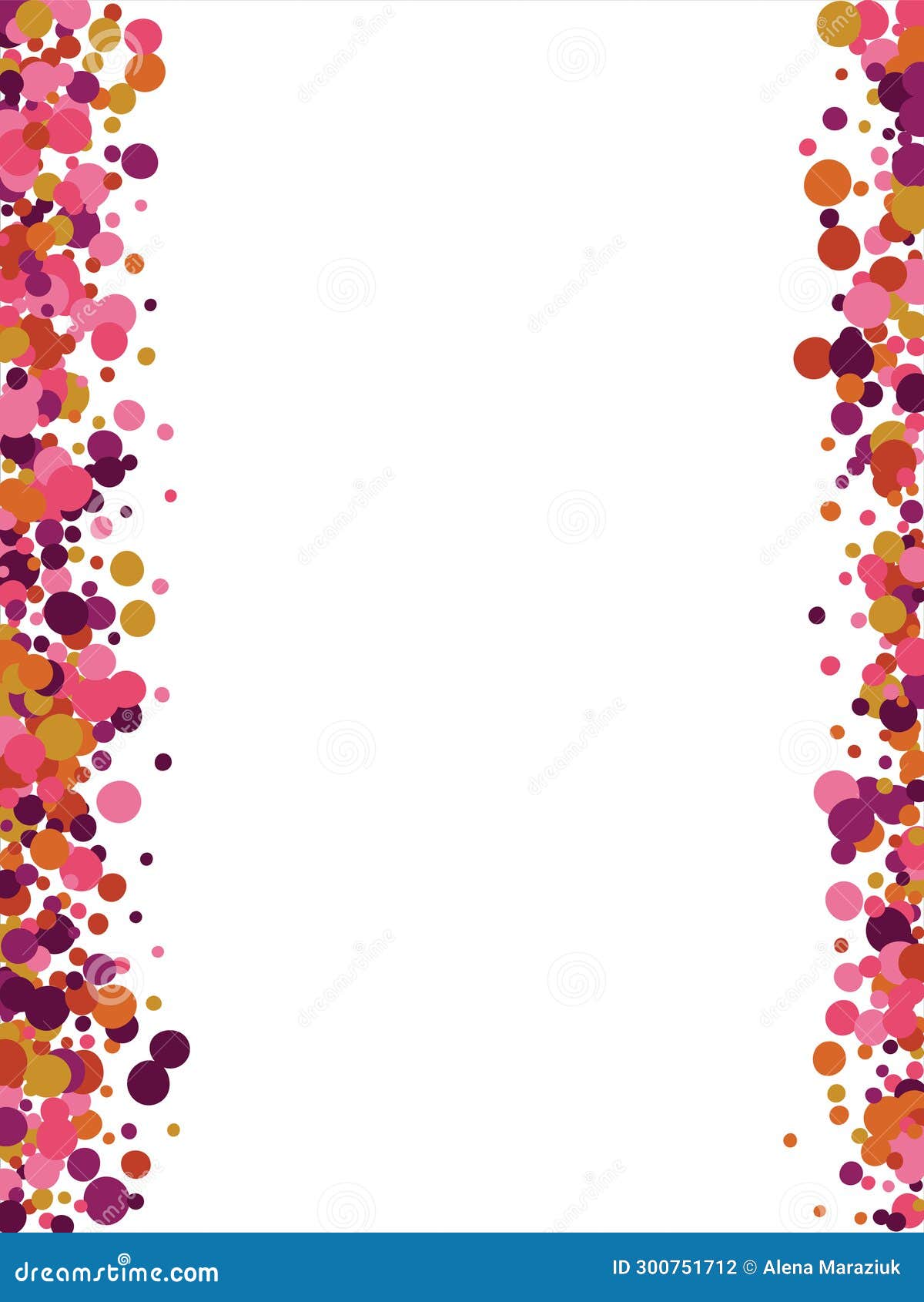 Circle Frames are Colored. Colored Frame with a Circle Pattern on a ...