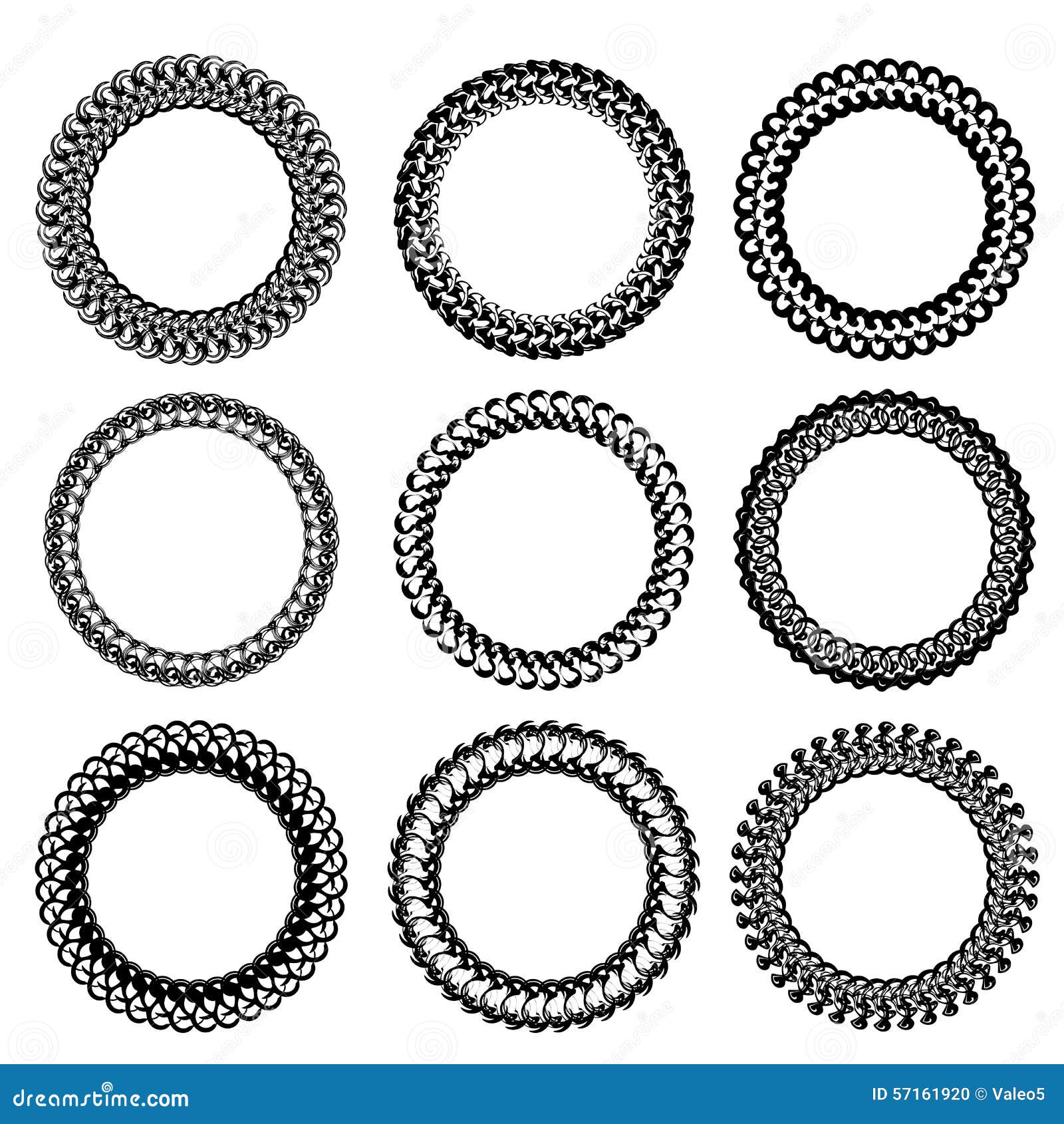 Circle Frames stock vector. Illustration of frame, antique - 57161920