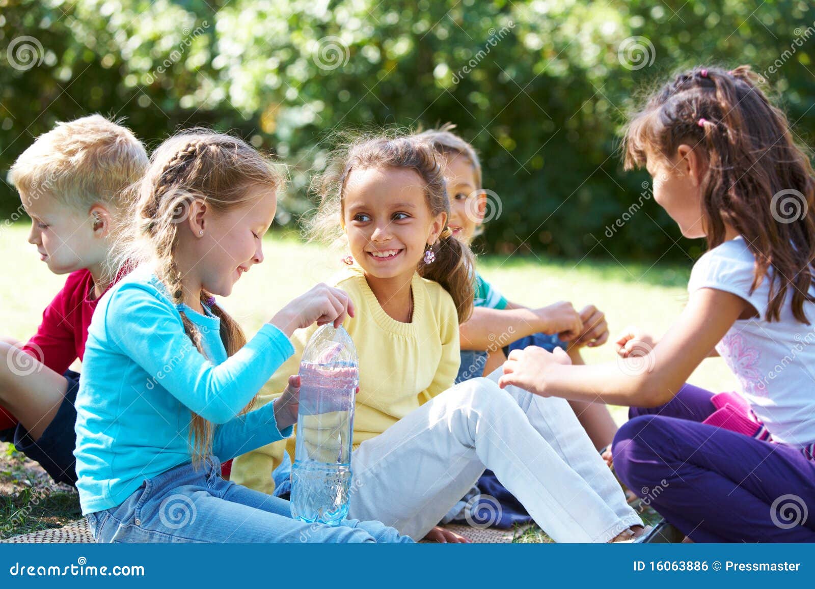 Circle of friends stock photo. Image of bottle, communicating - 16063886