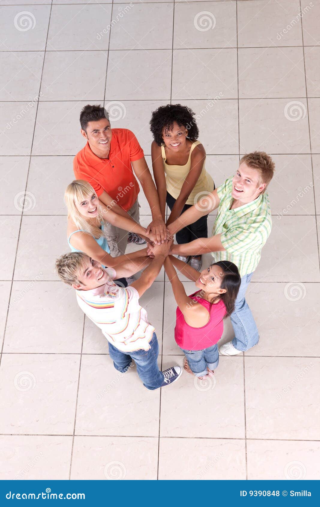 Circle of friends stock photo. Image of meeting, cheerful - 9390848