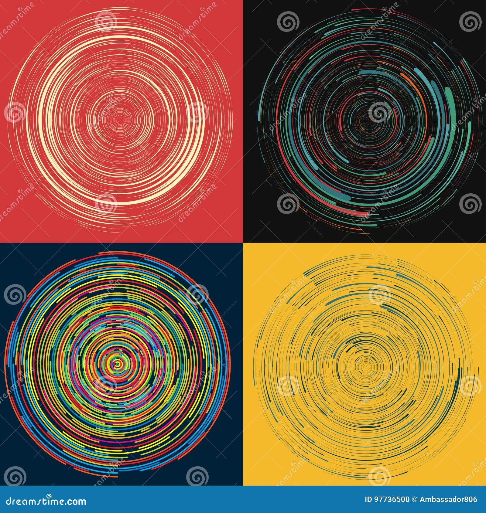 Circle Future Design, Digital Concept Banner, Vector Stock Vector ...