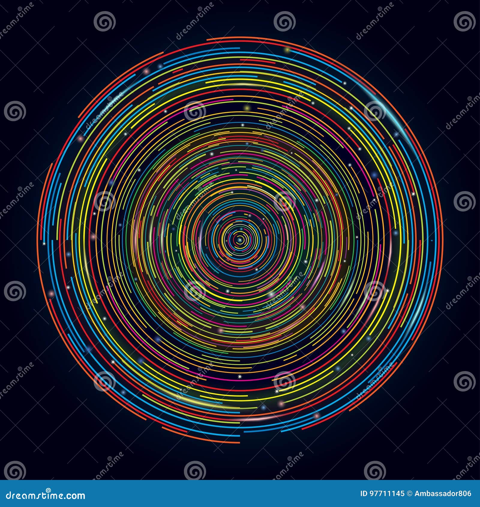 Circle Future Design, Digital Concept Banner, Vector Stock Vector ...