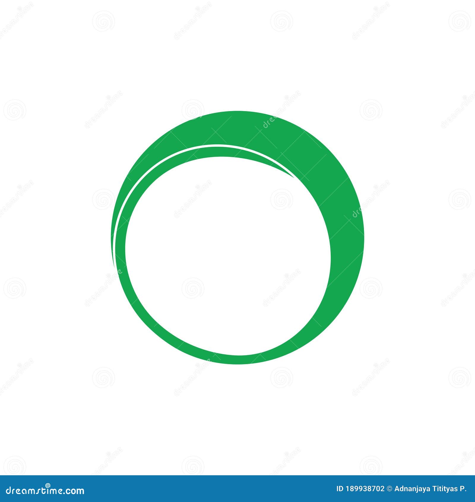 Circle Geometric Curves Object Logo Vector Stock Vector - Illustration ...